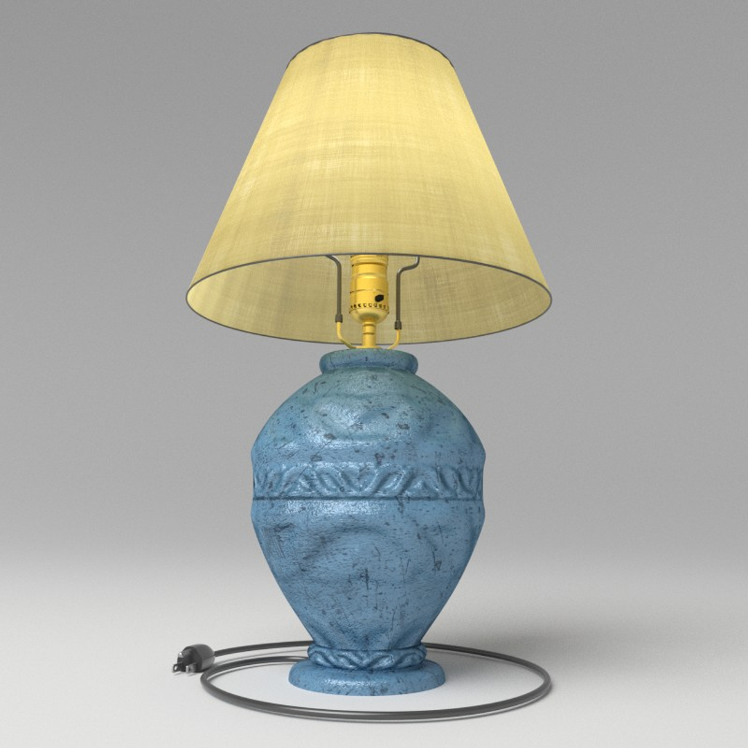 3d Model Blender Cycles Lamp Light