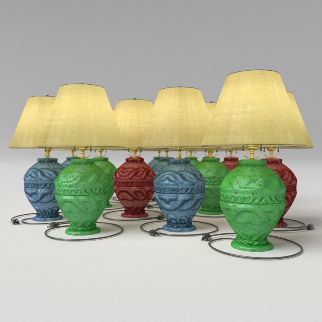 3d Model Blender Cycles Lamp Light