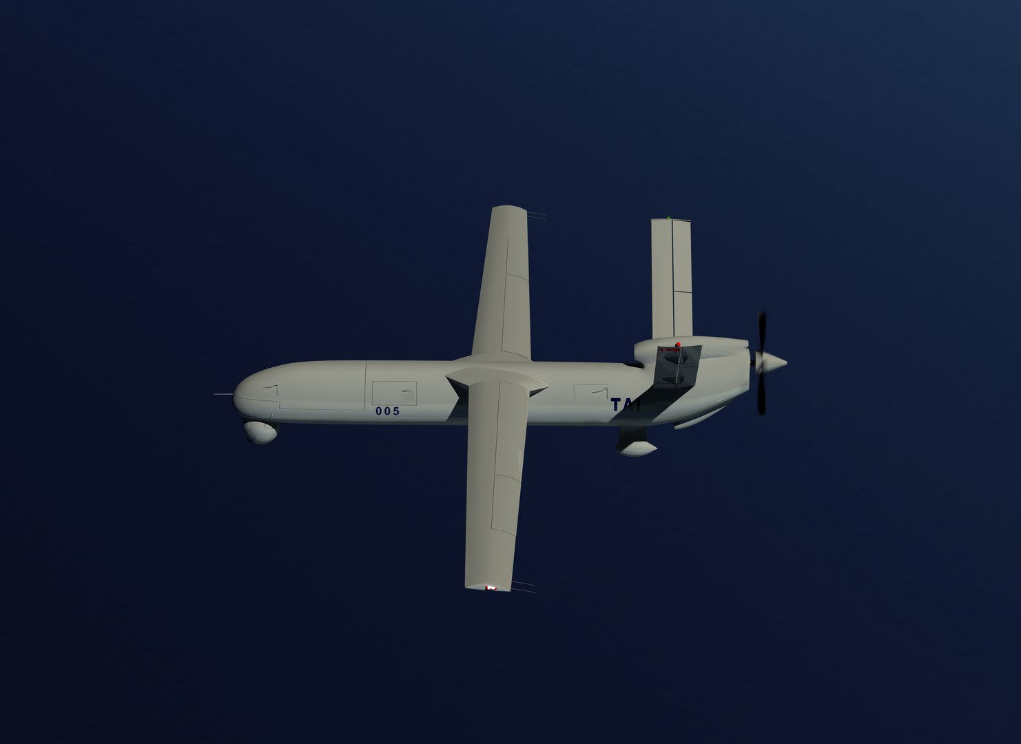 3d Model Unmanned Vehicle Uav Anka