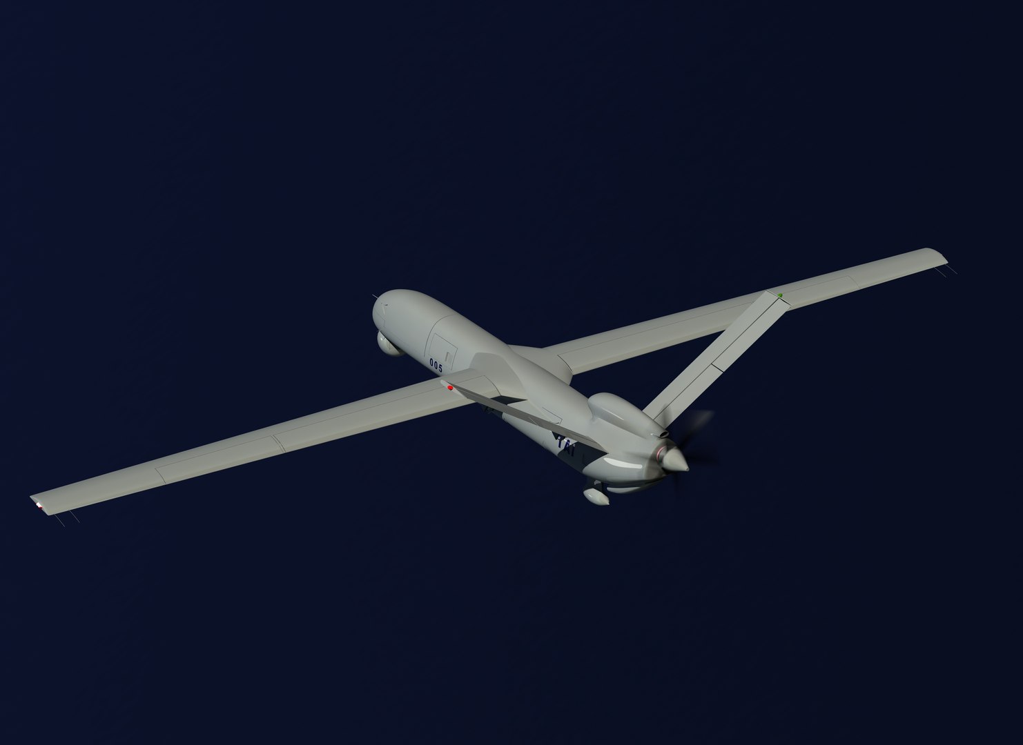 3d Model Unmanned Vehicle Uav Anka