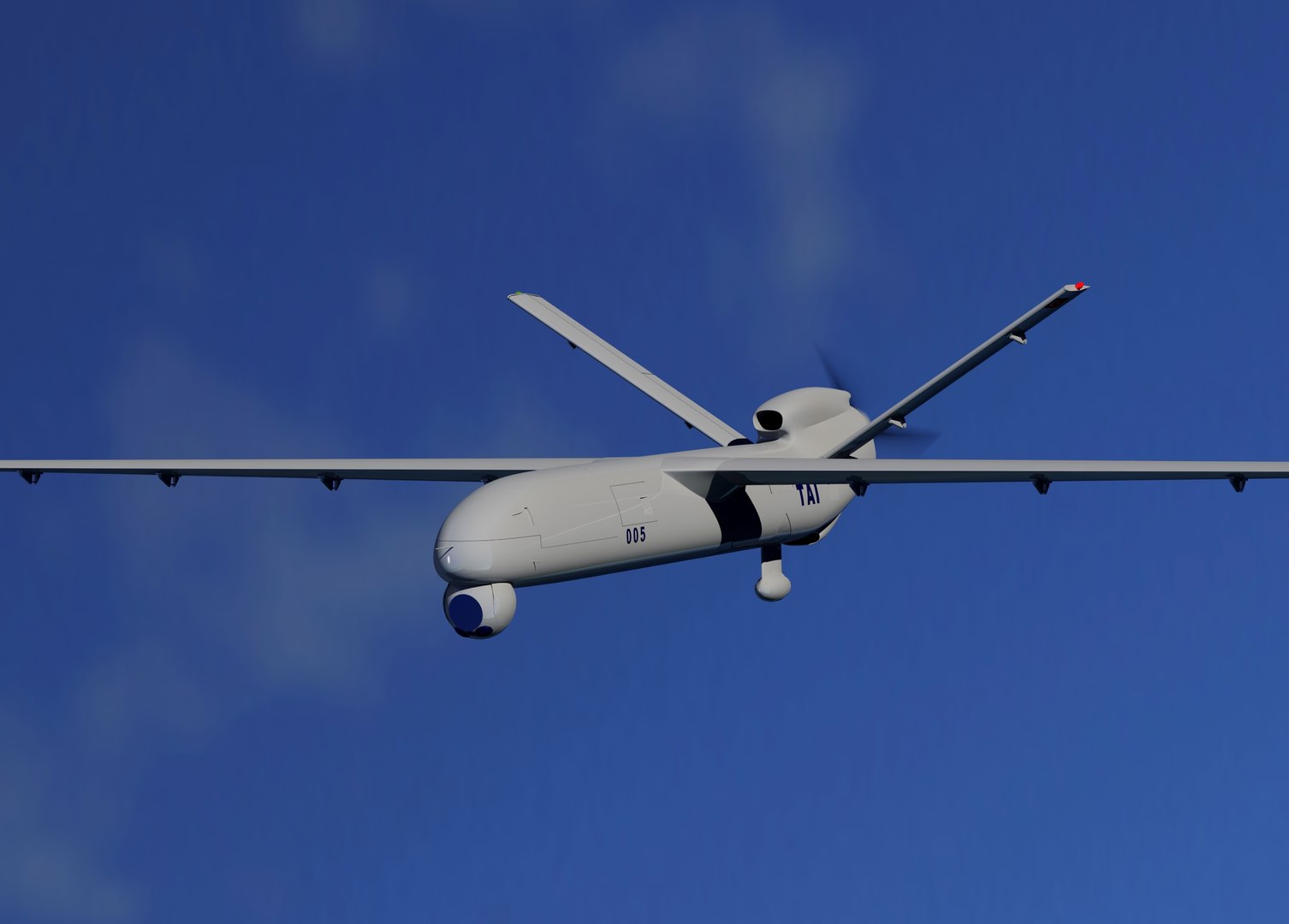 3d Model Unmanned Vehicle Uav Anka