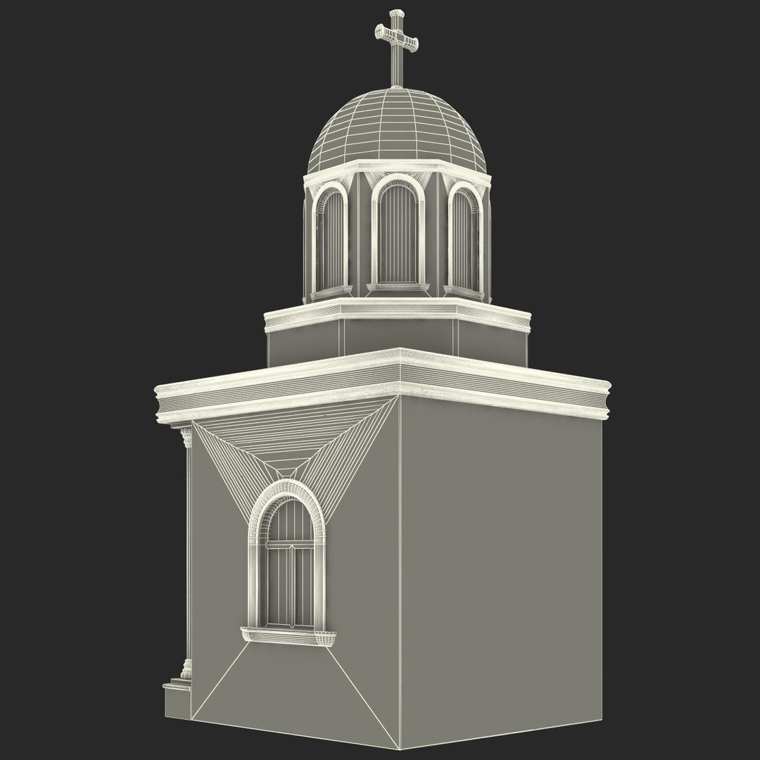 Latin Mausoleum 3d Model