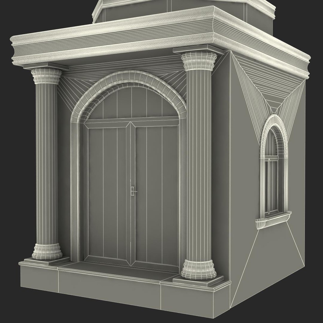 Latin Mausoleum 3d Model