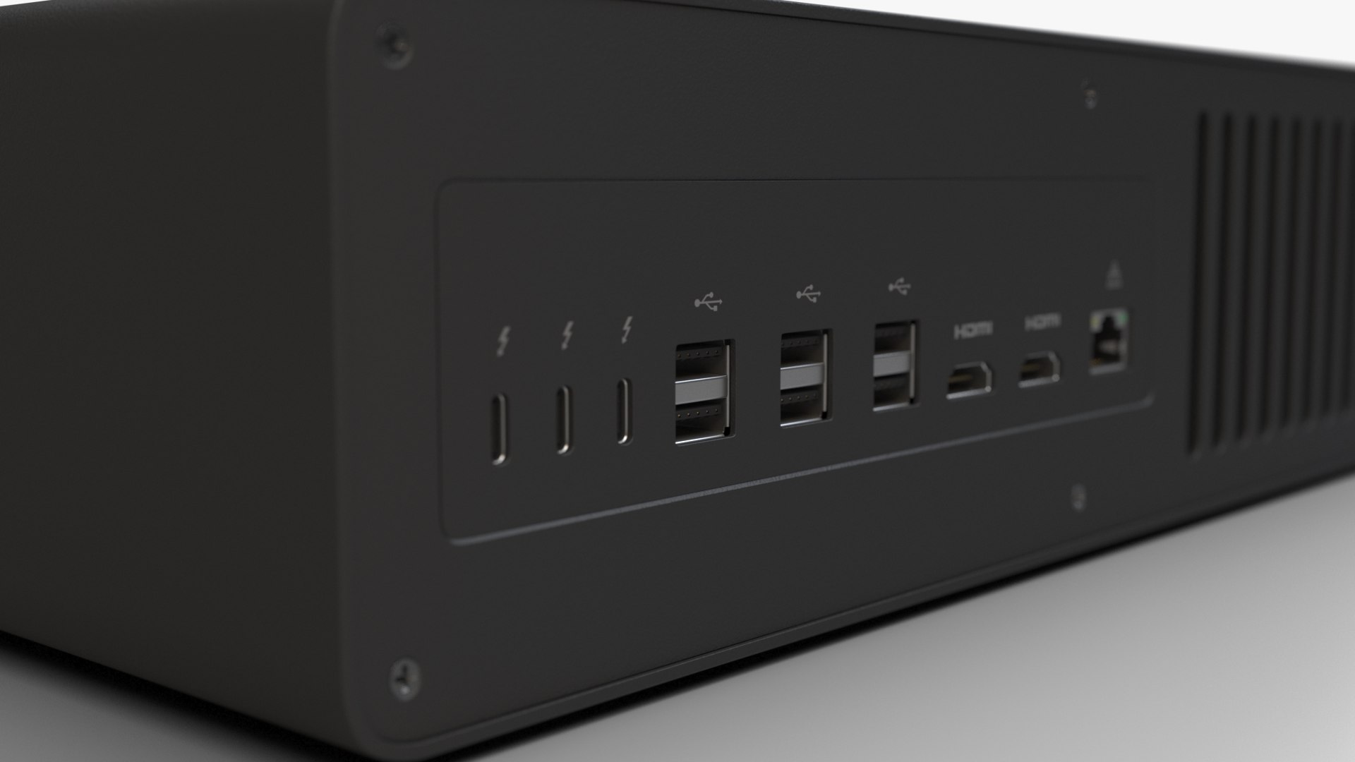 3D Generic Slim Desktop Pc Model - TurboSquid 1520360