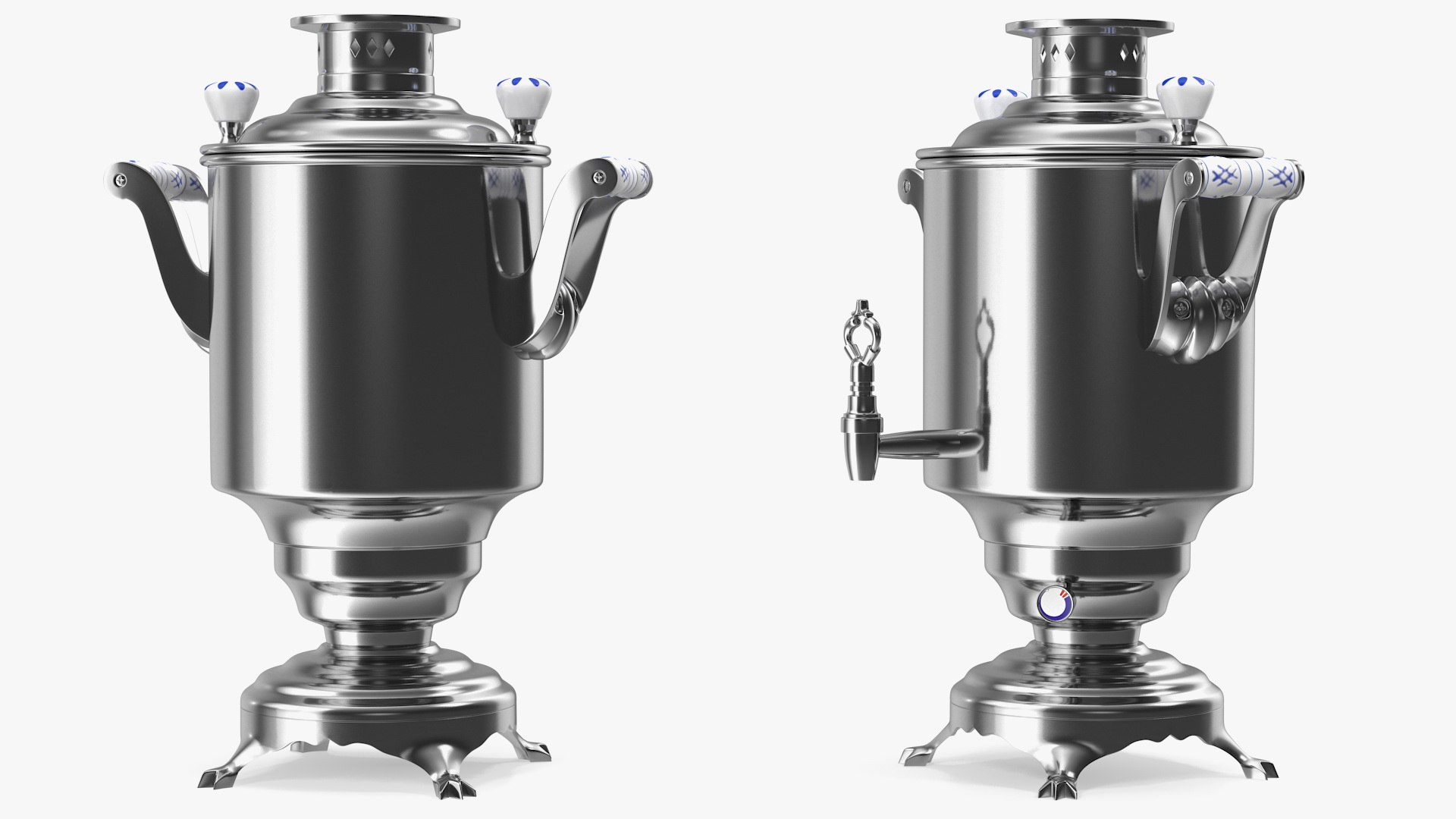 Modern Russian Samovar Set 3D Model - TurboSquid 1665096