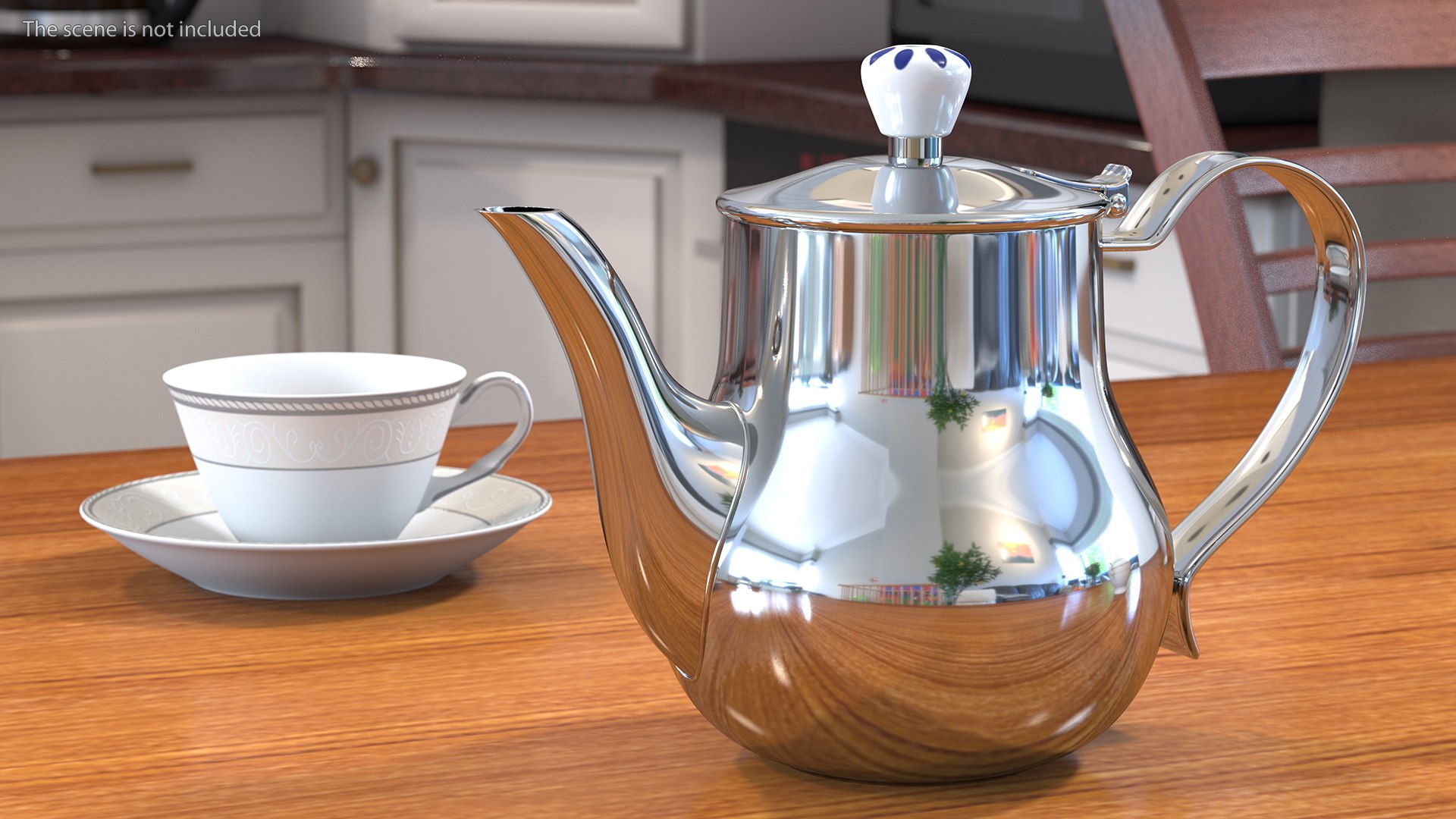 Modern Russian Samovar Set 3D Model - TurboSquid 1665096