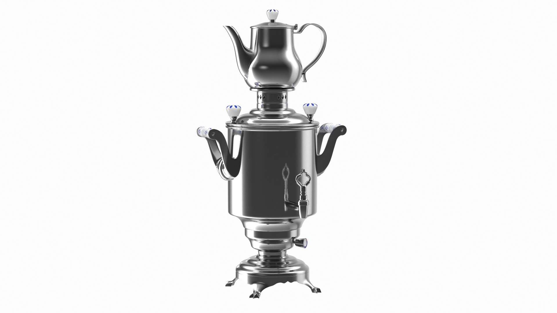 Modern Russian Samovar Set 3D Model - TurboSquid 1665096