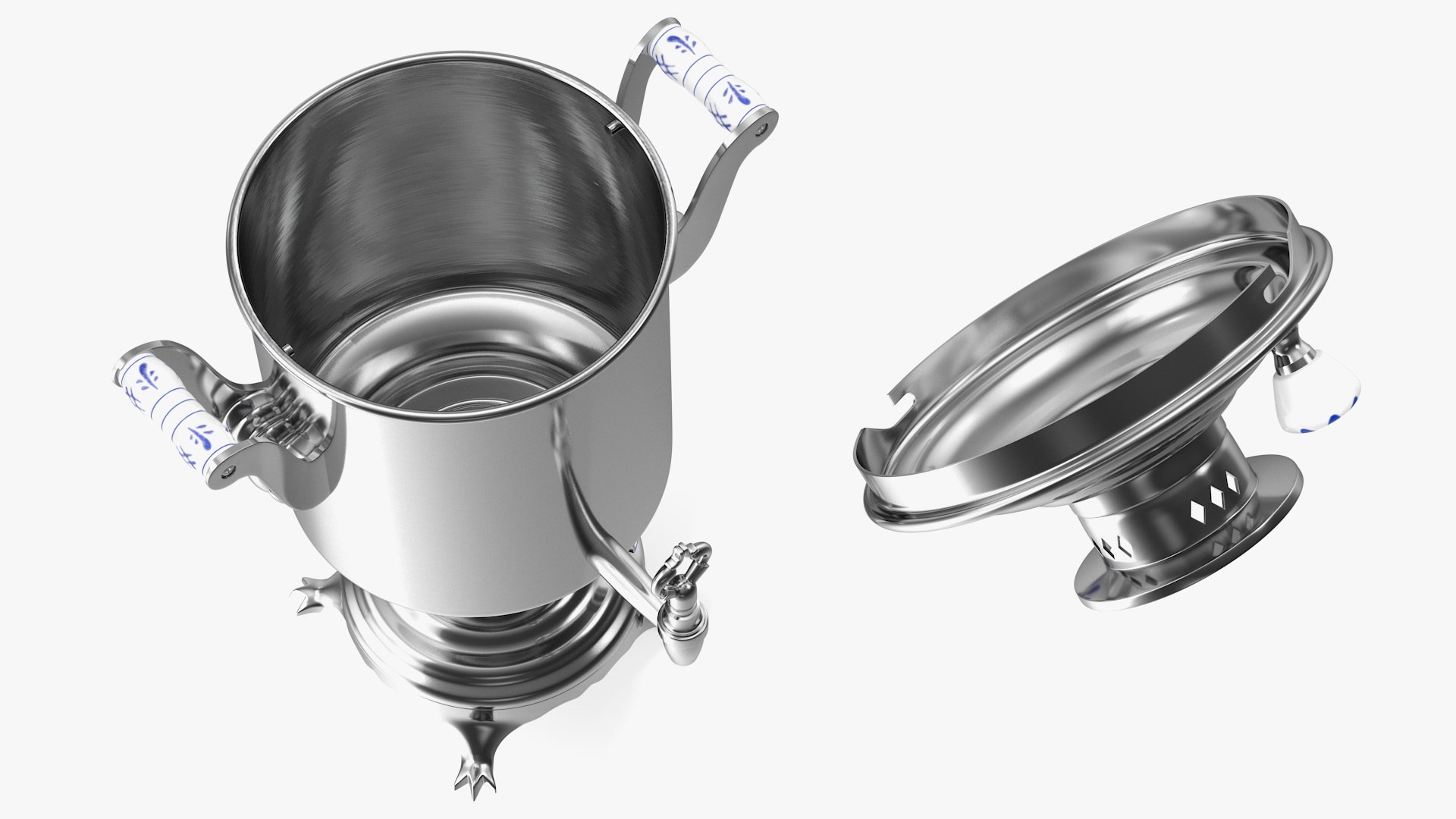 Modern Russian Samovar Set 3D Model - TurboSquid 1665096