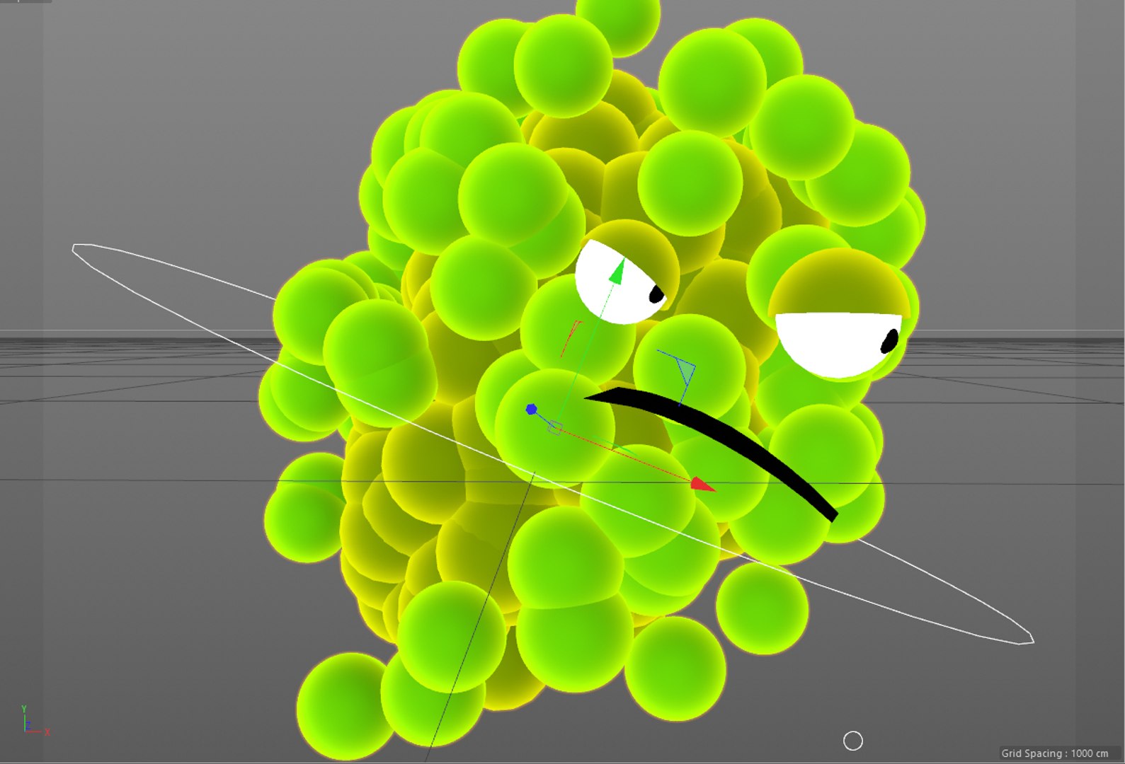 3d Cartoon Germ Rig