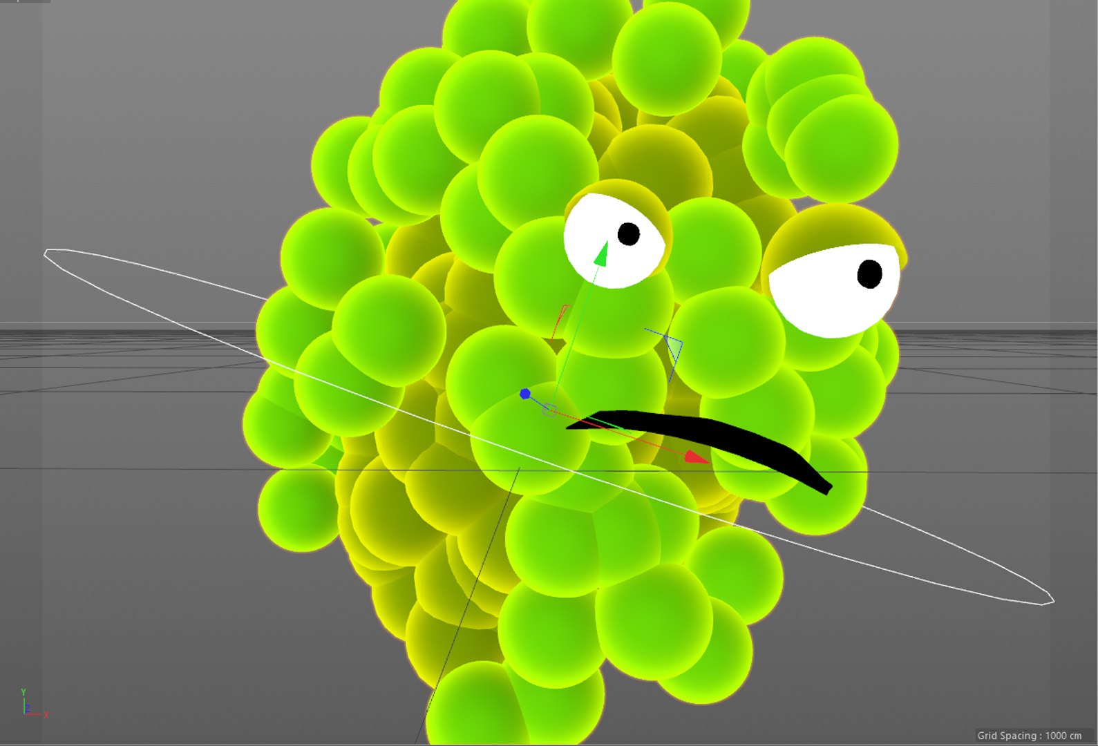 3d Cartoon Germ Rig