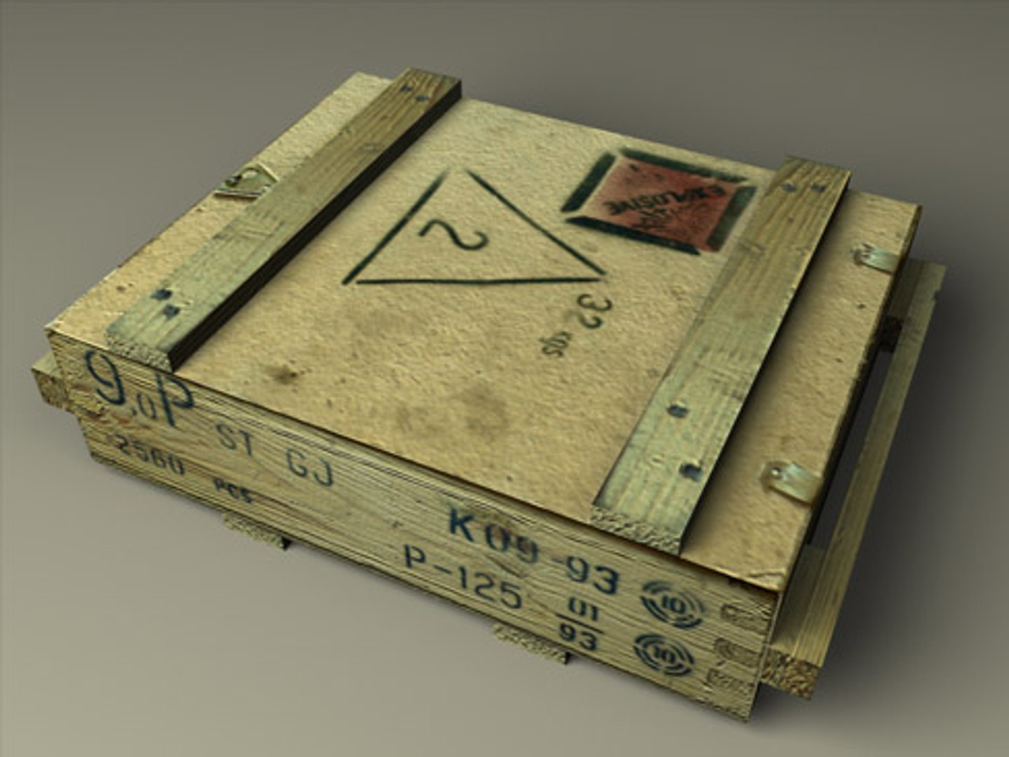 3d 3ds explosive box dinamite