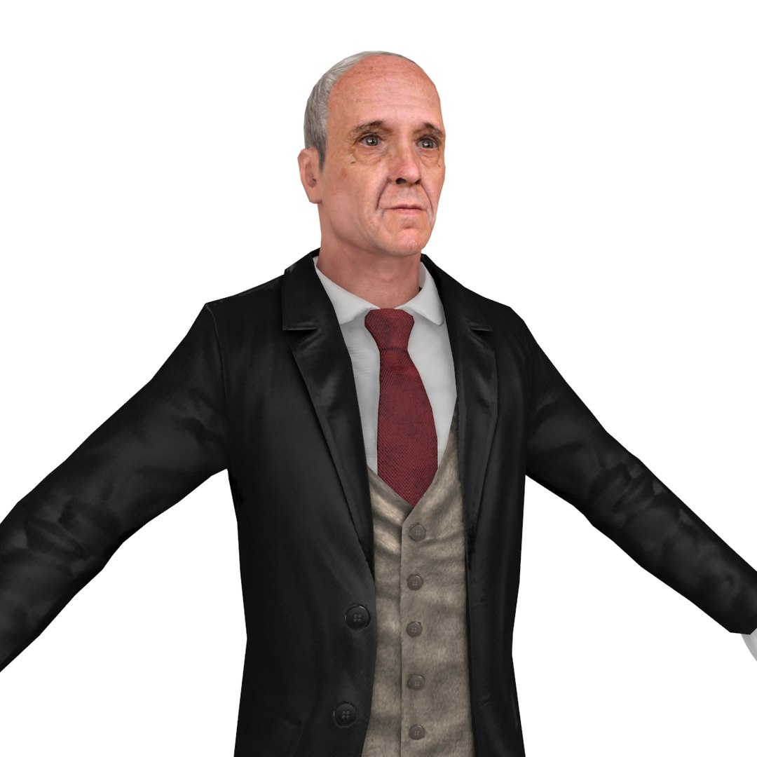 3D model butler rigged - TurboSquid 1289583