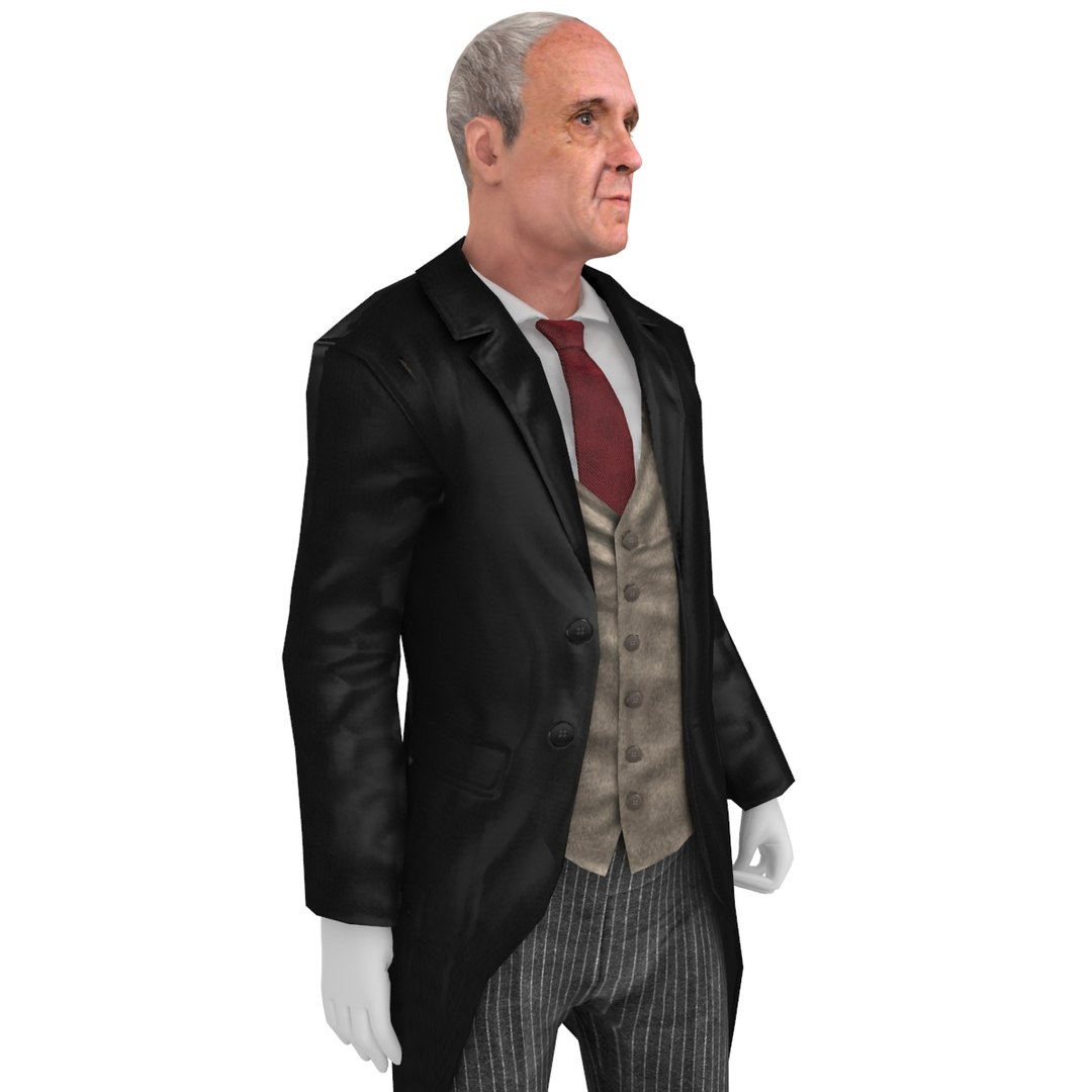 3D model butler rigged - TurboSquid 1289583