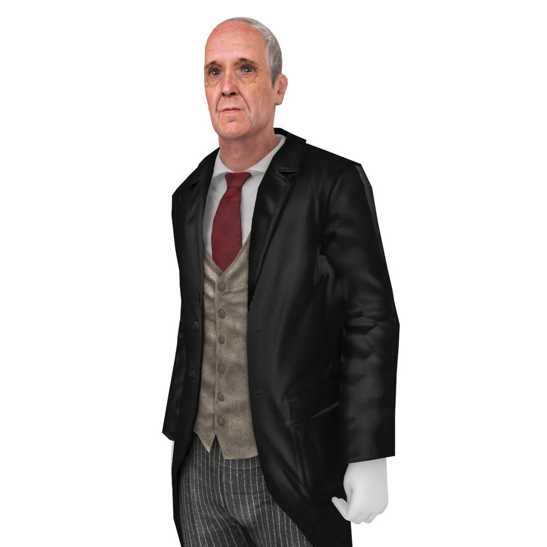 3D model butler rigged - TurboSquid 1289583