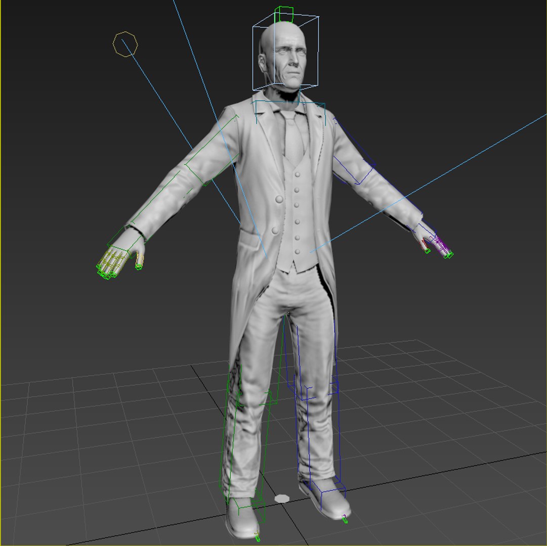 3D model butler rigged - TurboSquid 1289583