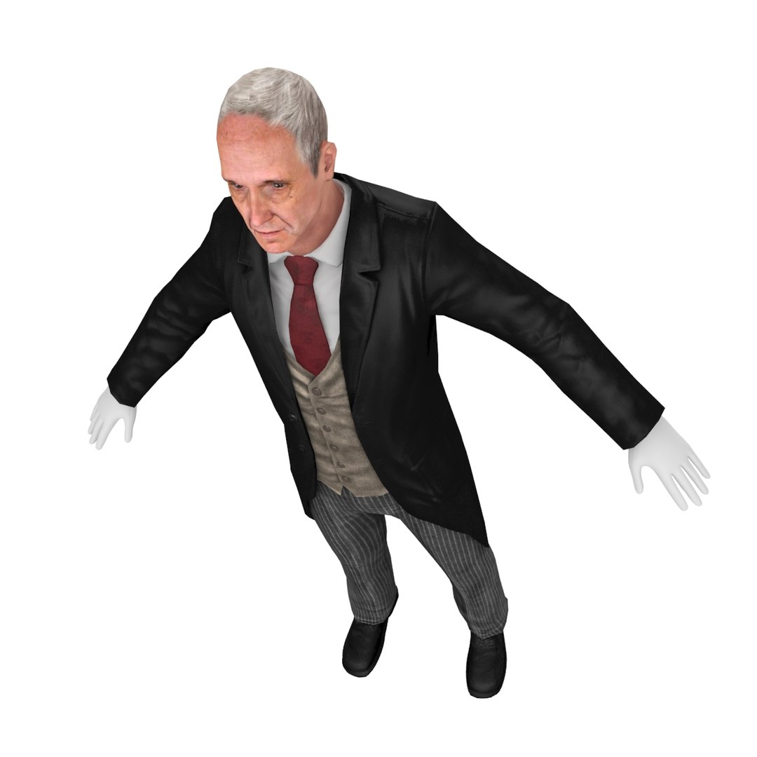 3D model butler rigged - TurboSquid 1289583