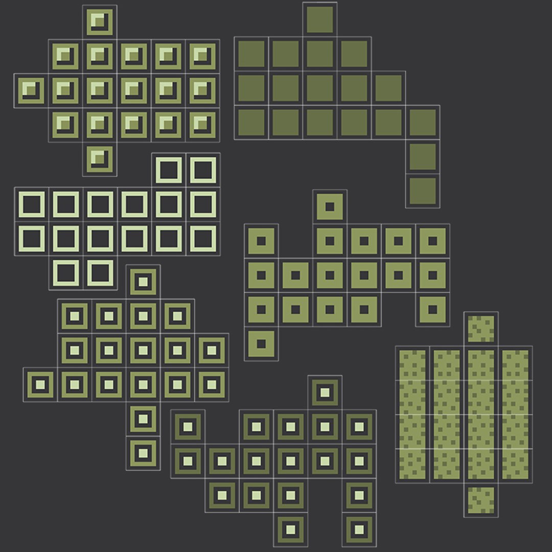 3D Retro Tetris Concept Screen Model - TurboSquid 2187241