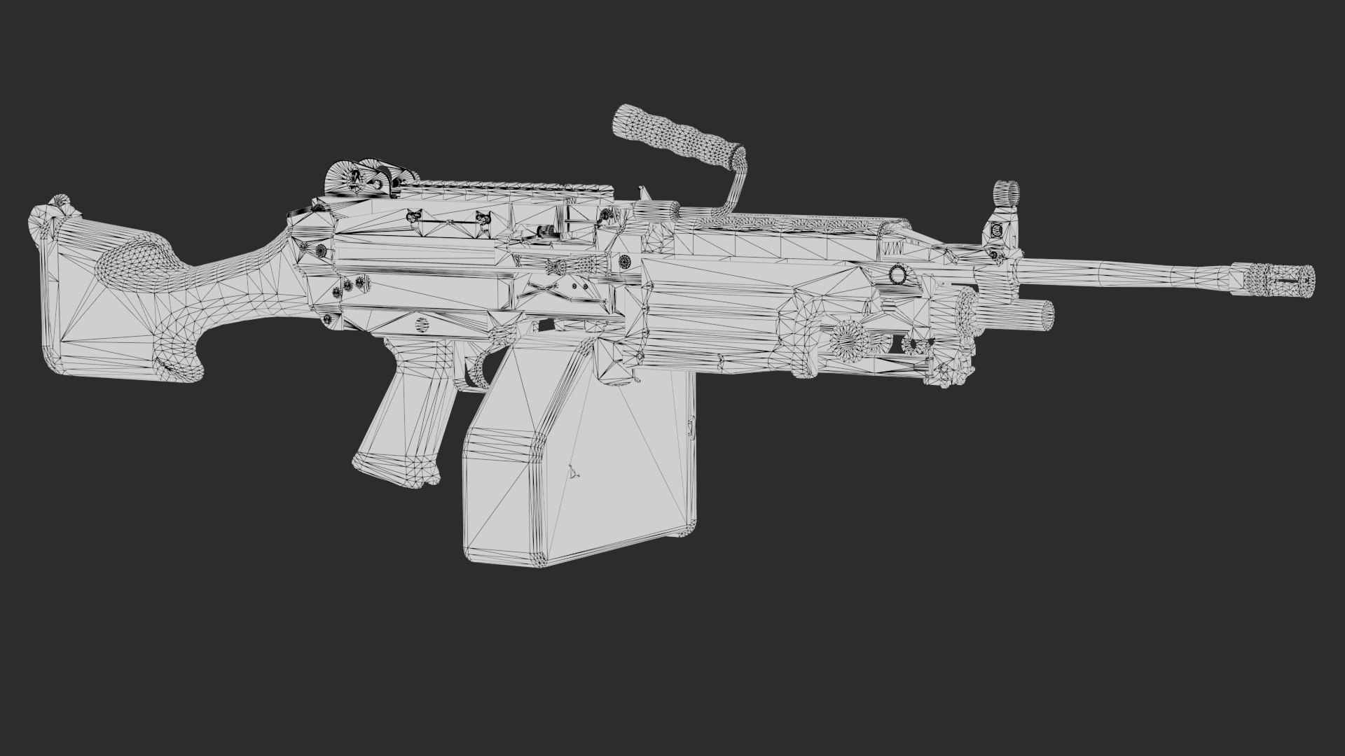 3D model M249 Machine - TurboSquid 2100668