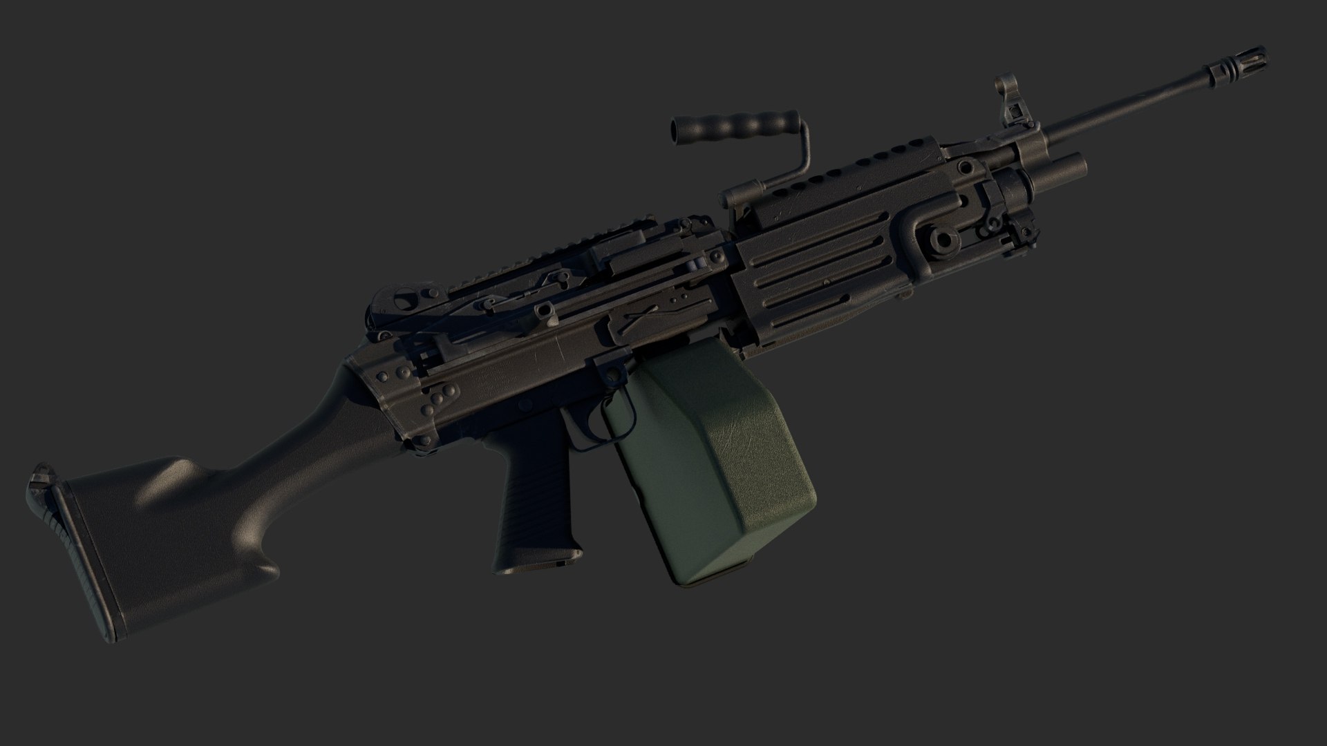 3D model M249 Machine - TurboSquid 2100668