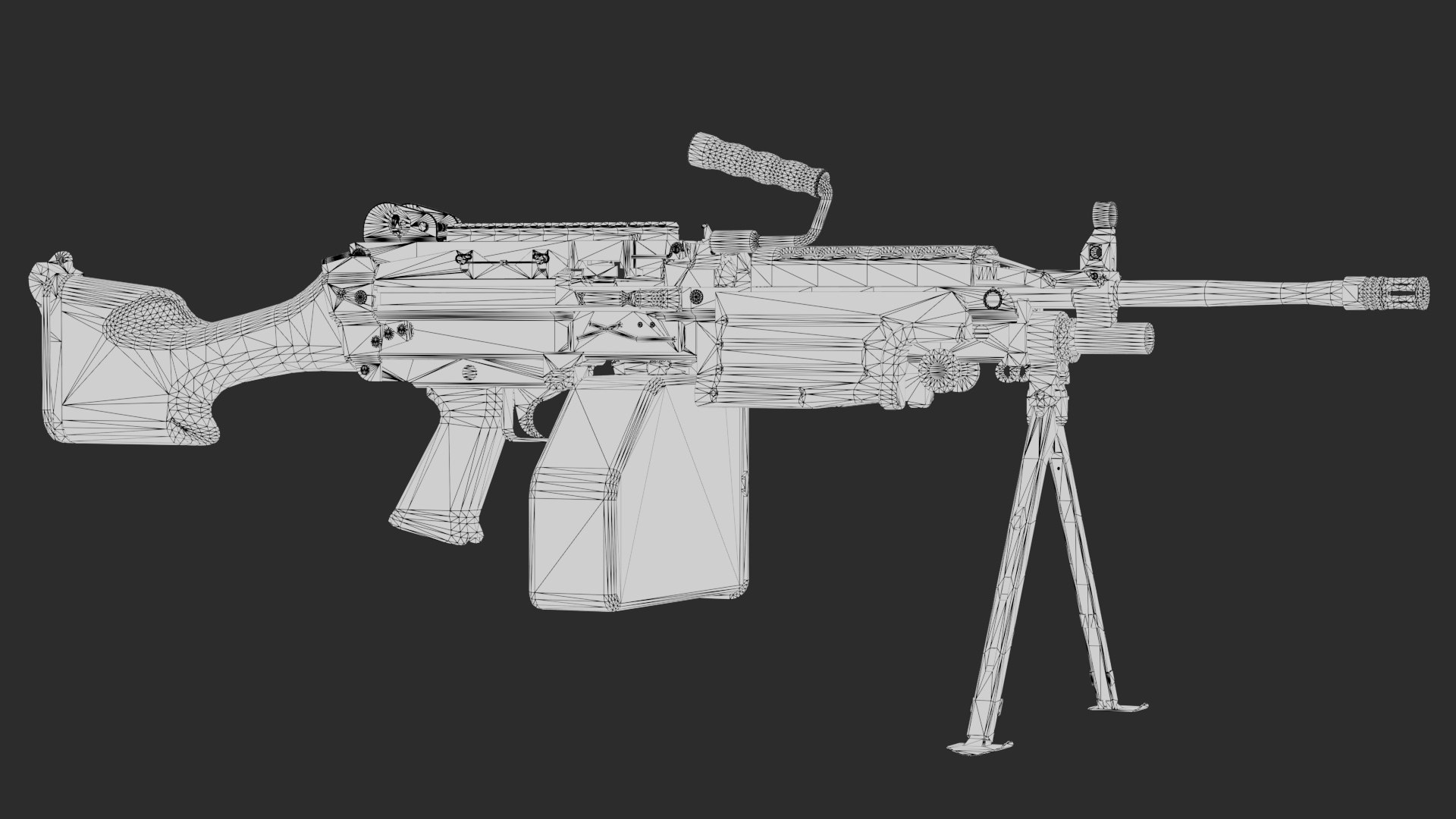 3D model M249 Machine - TurboSquid 2100668