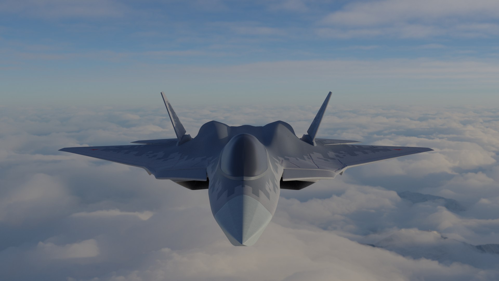 SU57 5TH GEN FIGHTER JET 3D Model LOW POLY 3D Model - TurboSquid 1992034