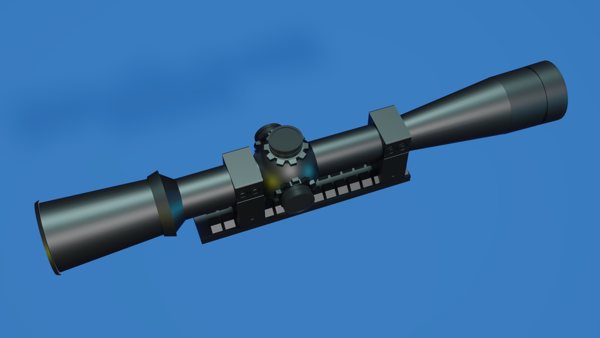 Optical Sniper Scope Standard 3D model - TurboSquid 1803482
