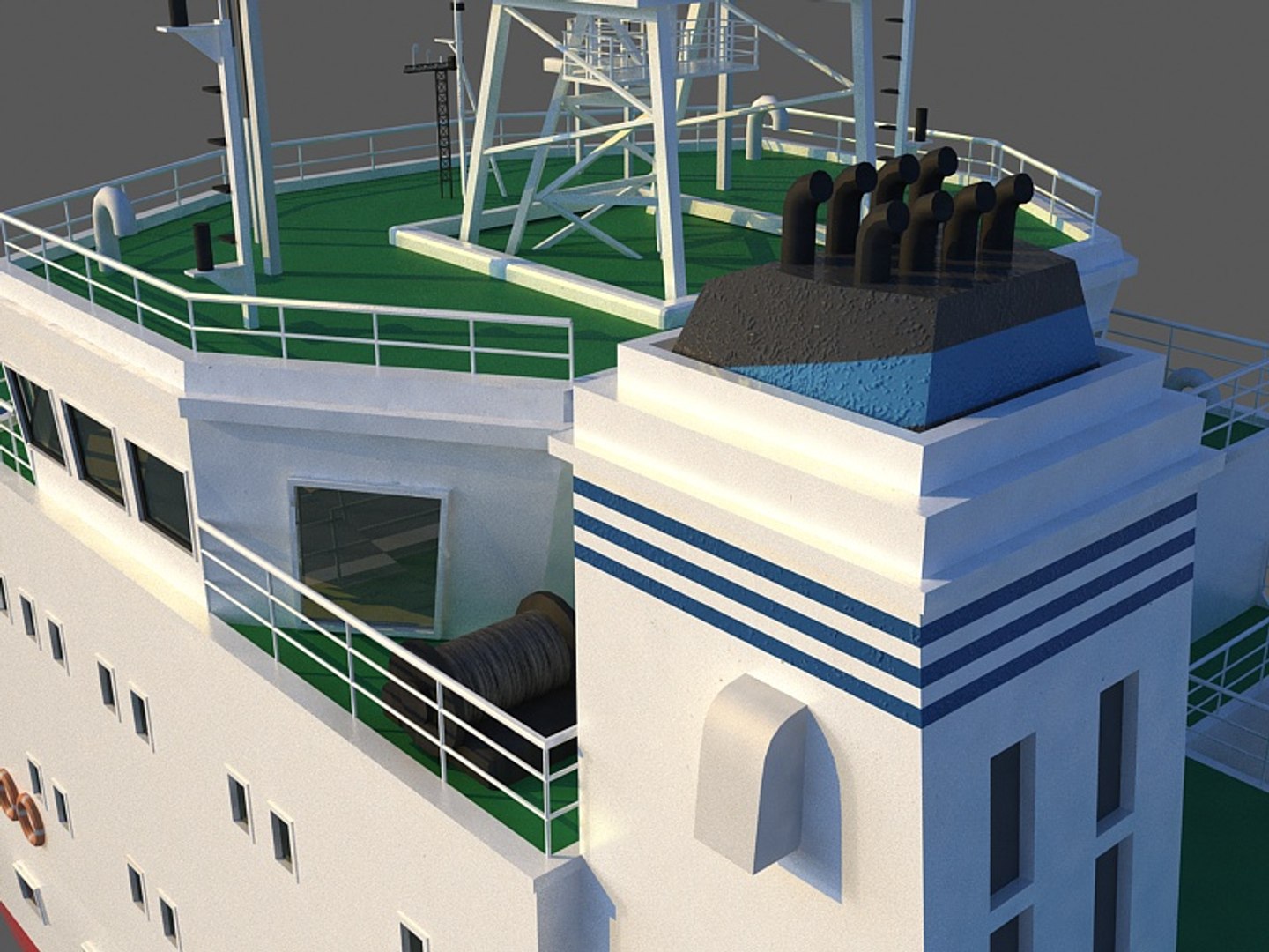 3D Model Scientific Research Ship 1 - TurboSquid 1594335