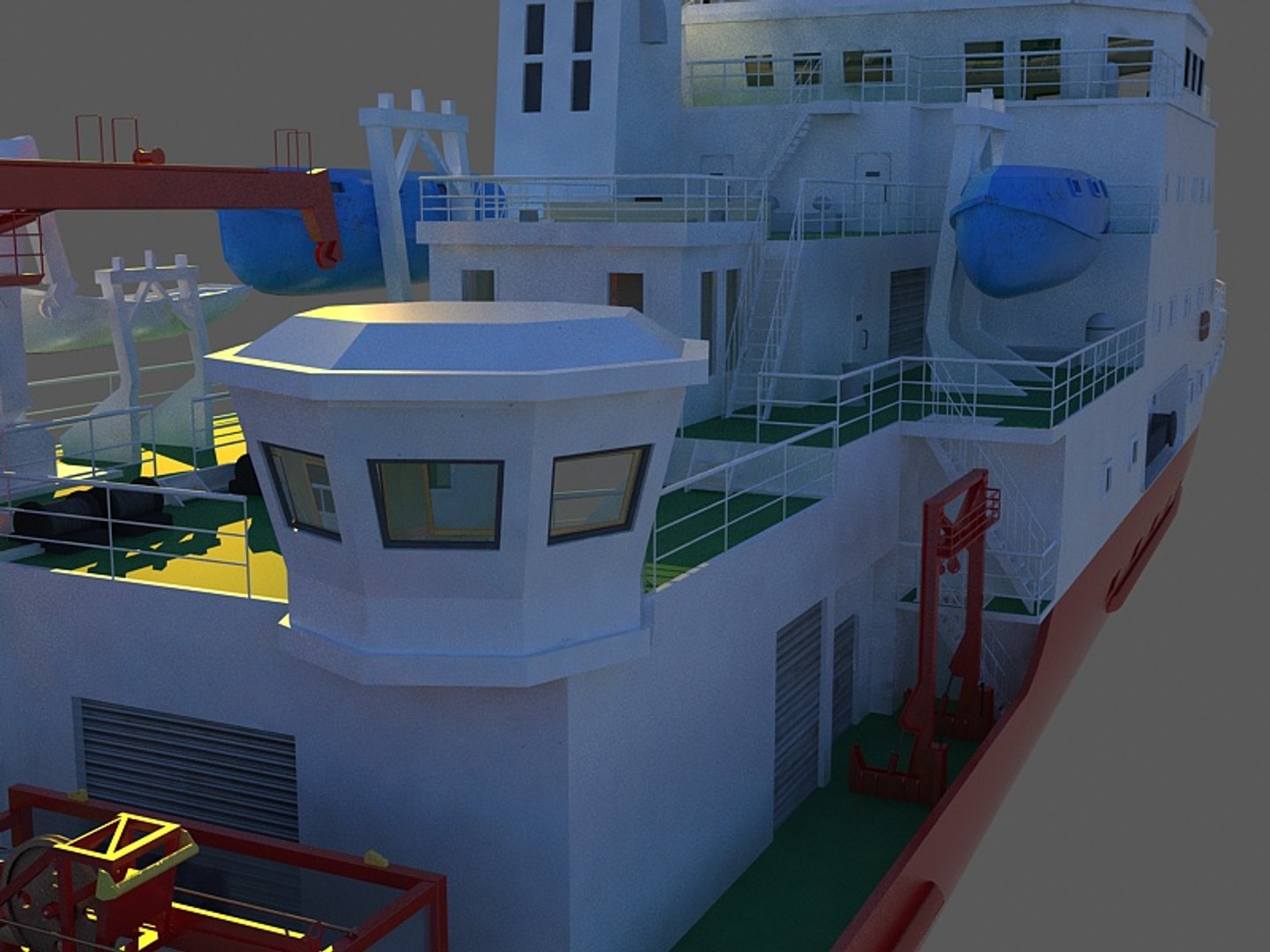 3D Model Scientific Research Ship 1 - TurboSquid 1594335