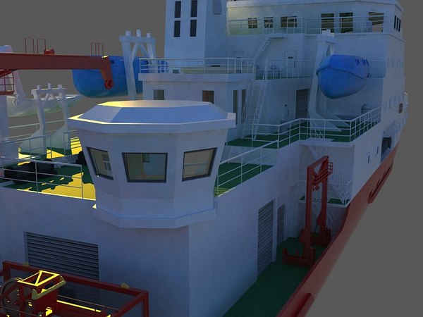 3D model scientific research ship 1 - TurboSquid 1594335