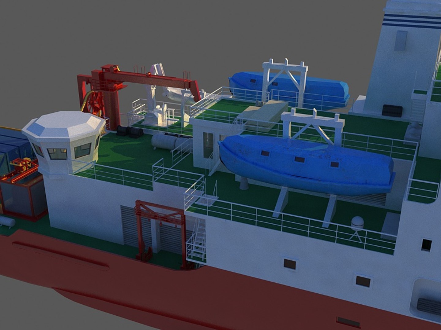 3D Model Scientific Research Ship 1 - TurboSquid 1594335