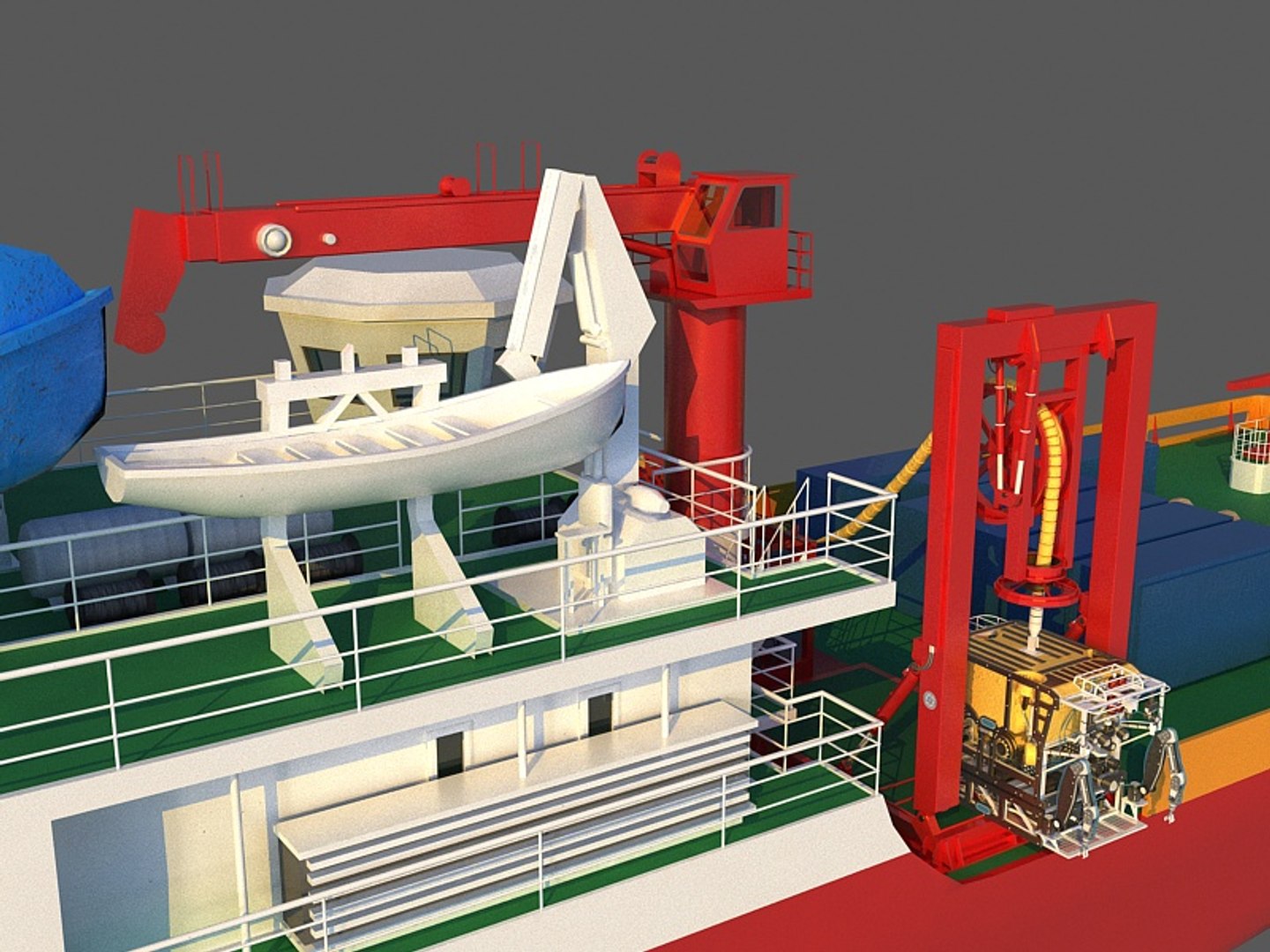 3D Model Scientific Research Ship 1 - TurboSquid 1594335