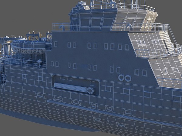 3D model scientific research ship 1 - TurboSquid 1594335