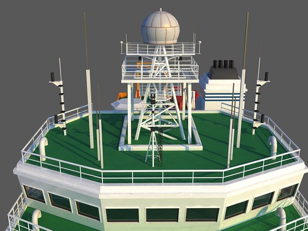 3D model scientific research ship 1 - TurboSquid 1594335