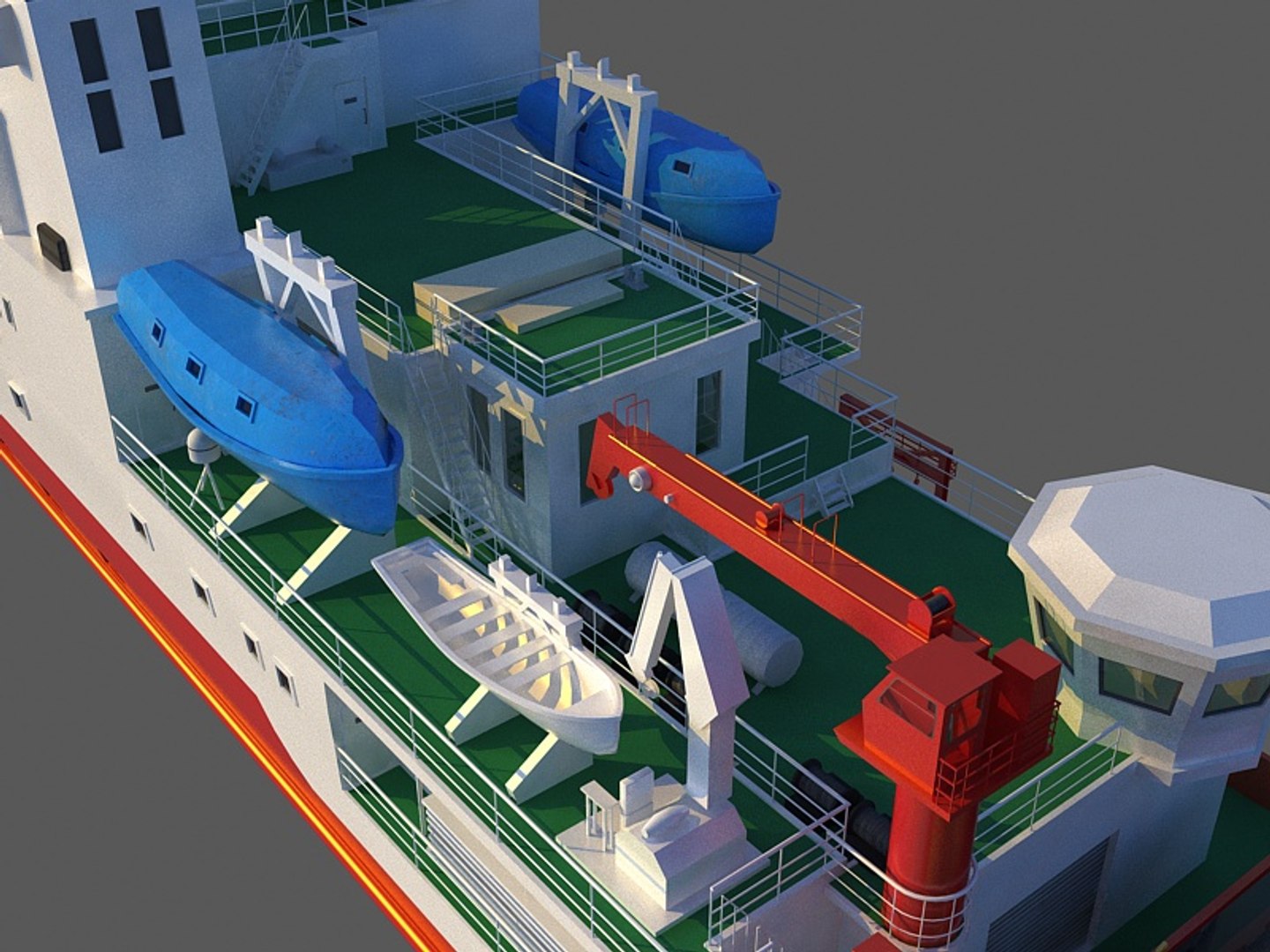 3D Model Scientific Research Ship 1 - TurboSquid 1594335