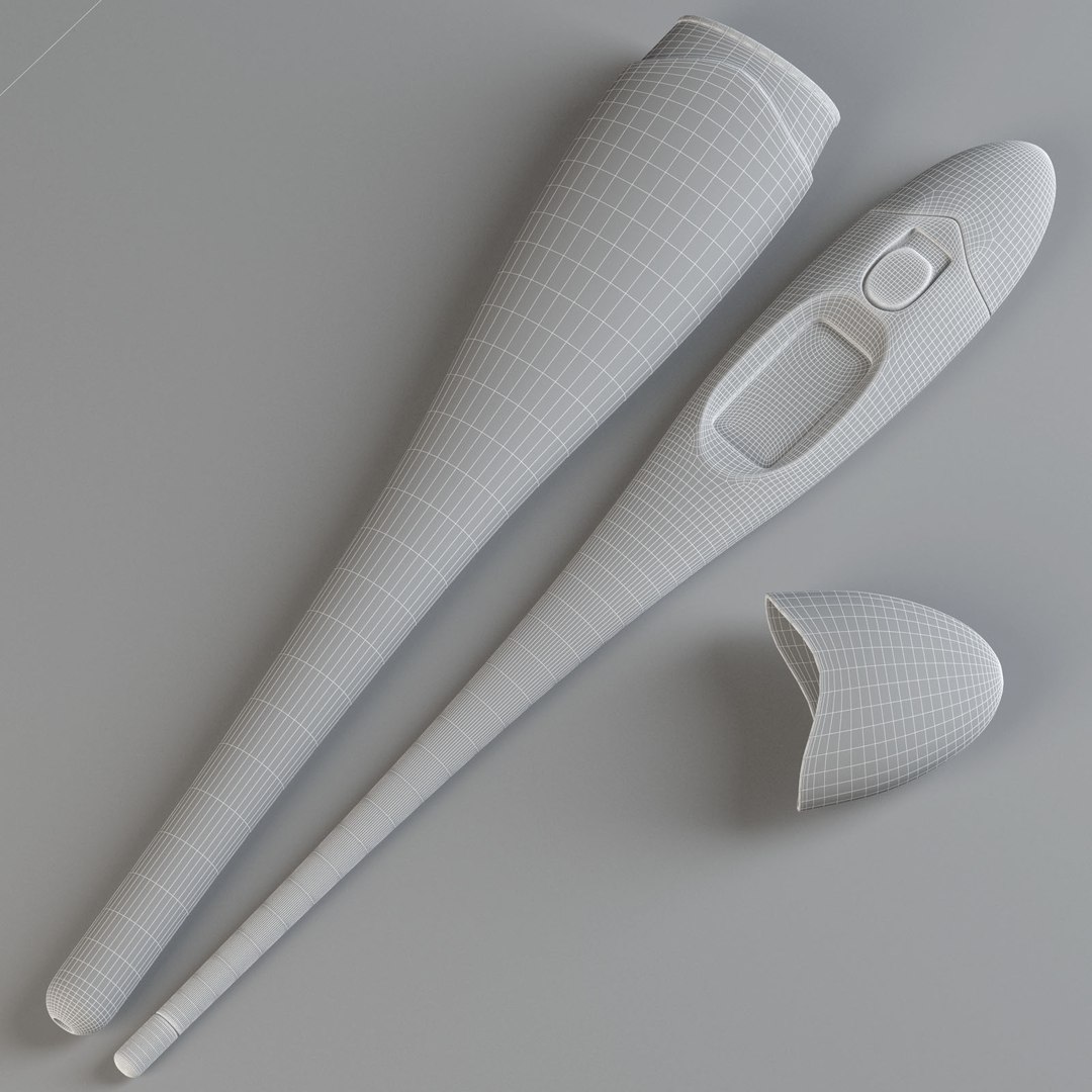 3d thermometer thermo model
