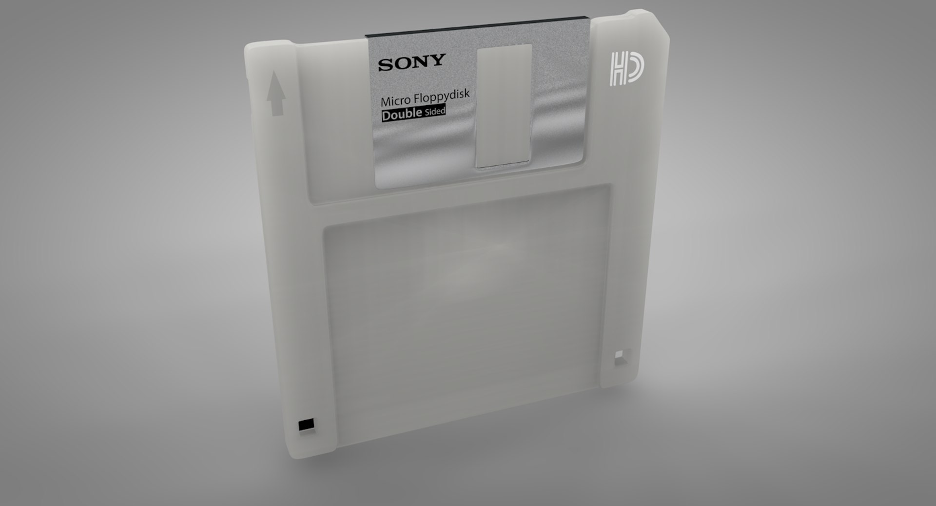 Sony Floppy Disk White 3D Model - TurboSquid 1415707