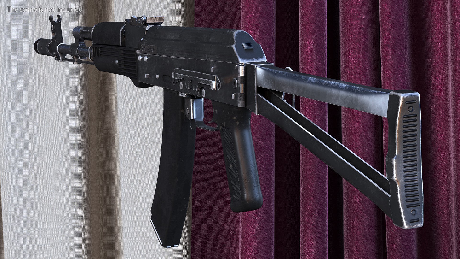 Iconic Assault Rifle AKS 74 3D Model - TurboSquid 2225119