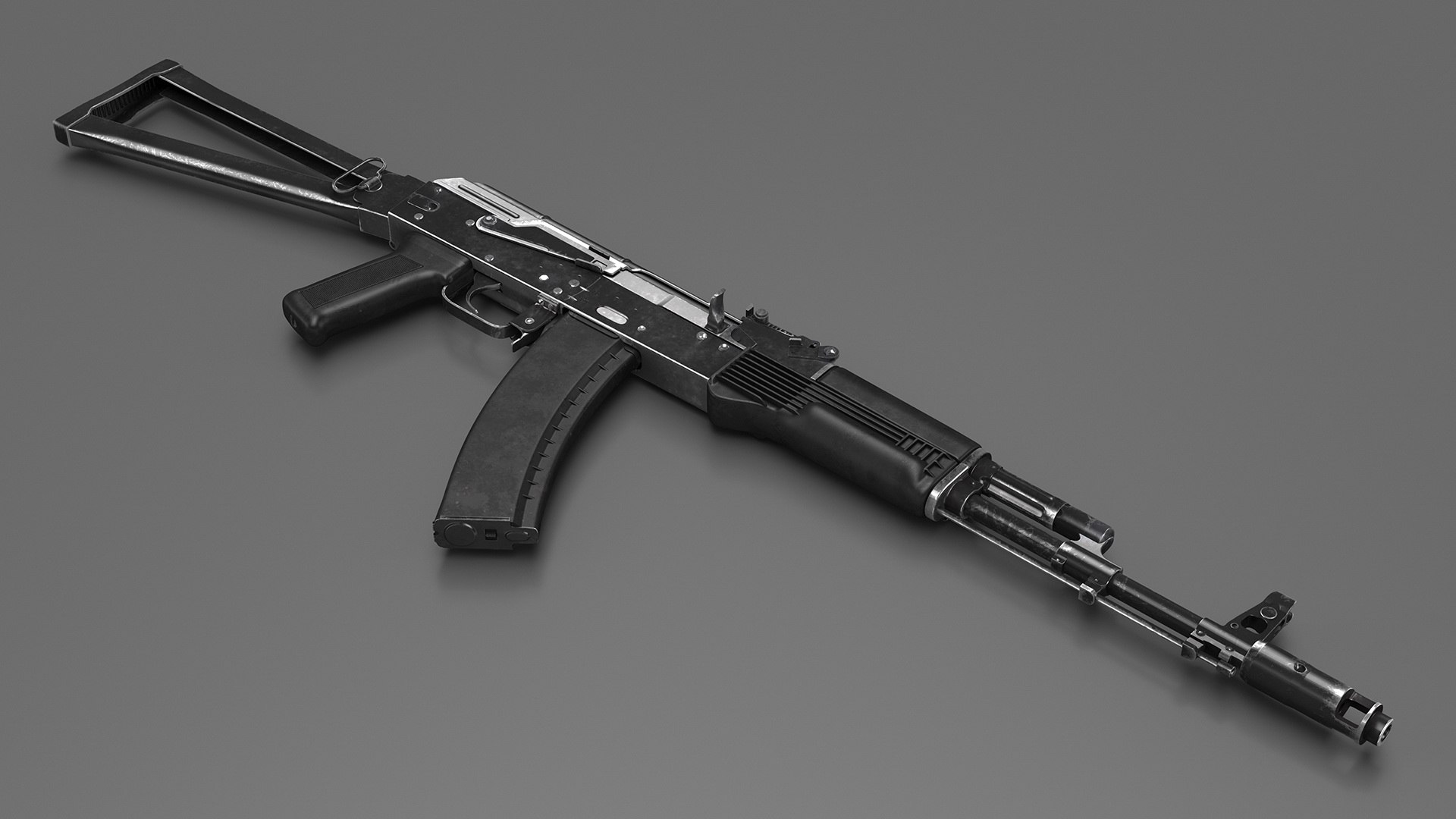 Iconic Assault Rifle AKS 74 3D Model - TurboSquid 2225119