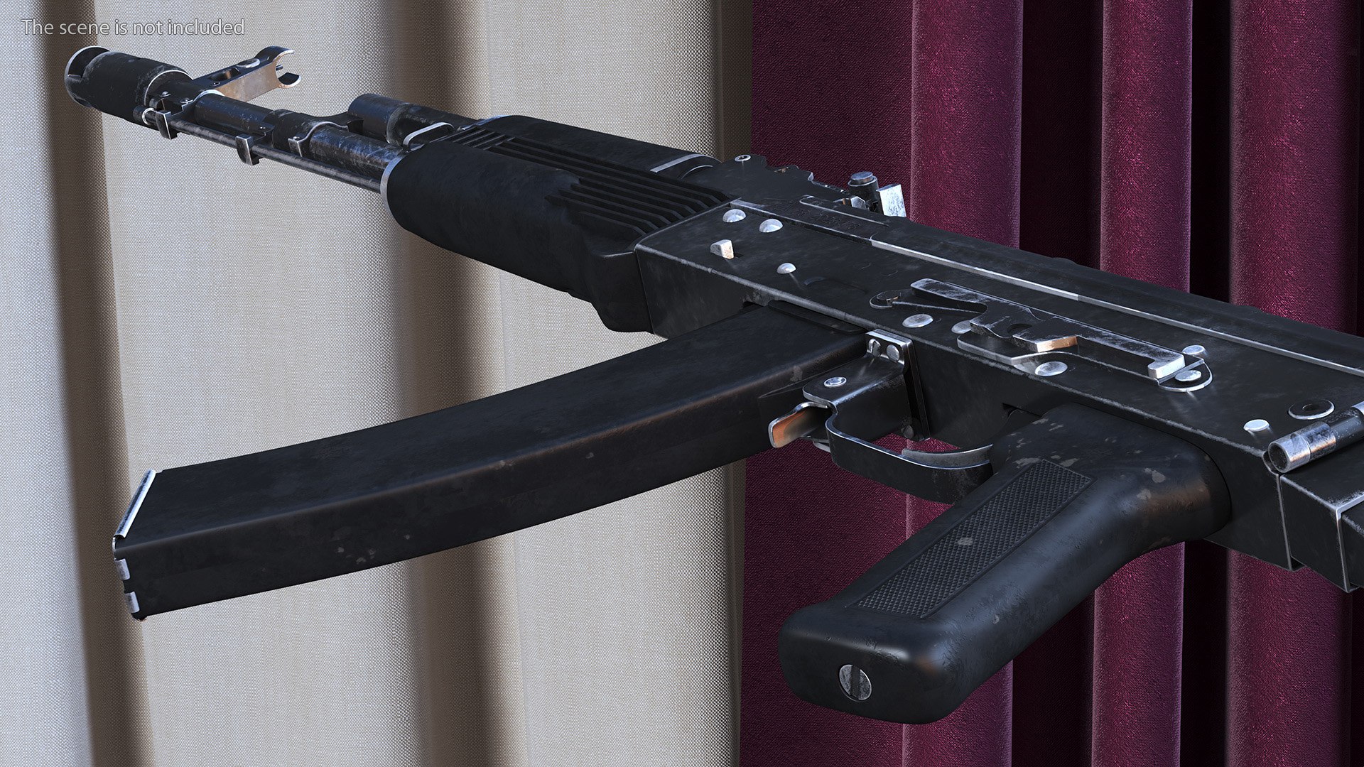 Iconic Assault Rifle AKS 74 3D Model - TurboSquid 2225119