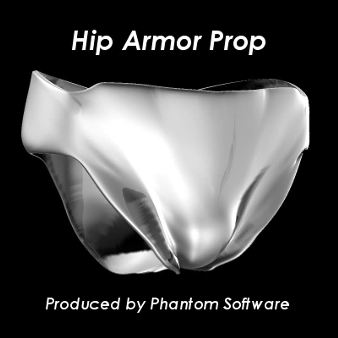 hip armor 3d obj