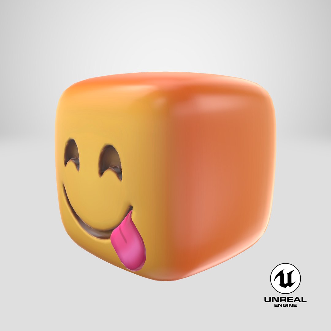 Smiley Face Emoji 1 3D Model - TurboSquid 2065659