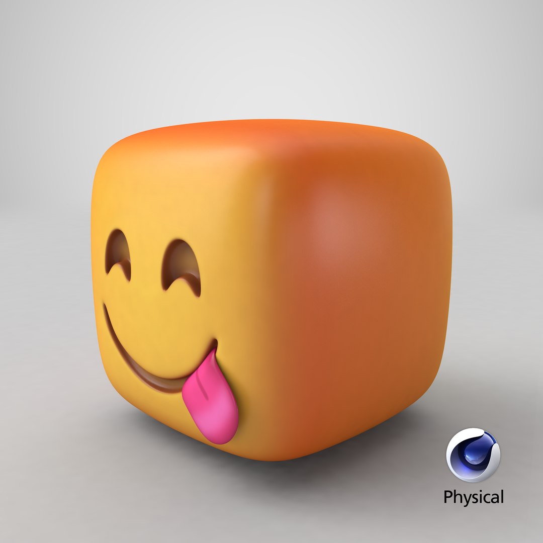 Smiley Face Emoji 1 3D Model - TurboSquid 2065659