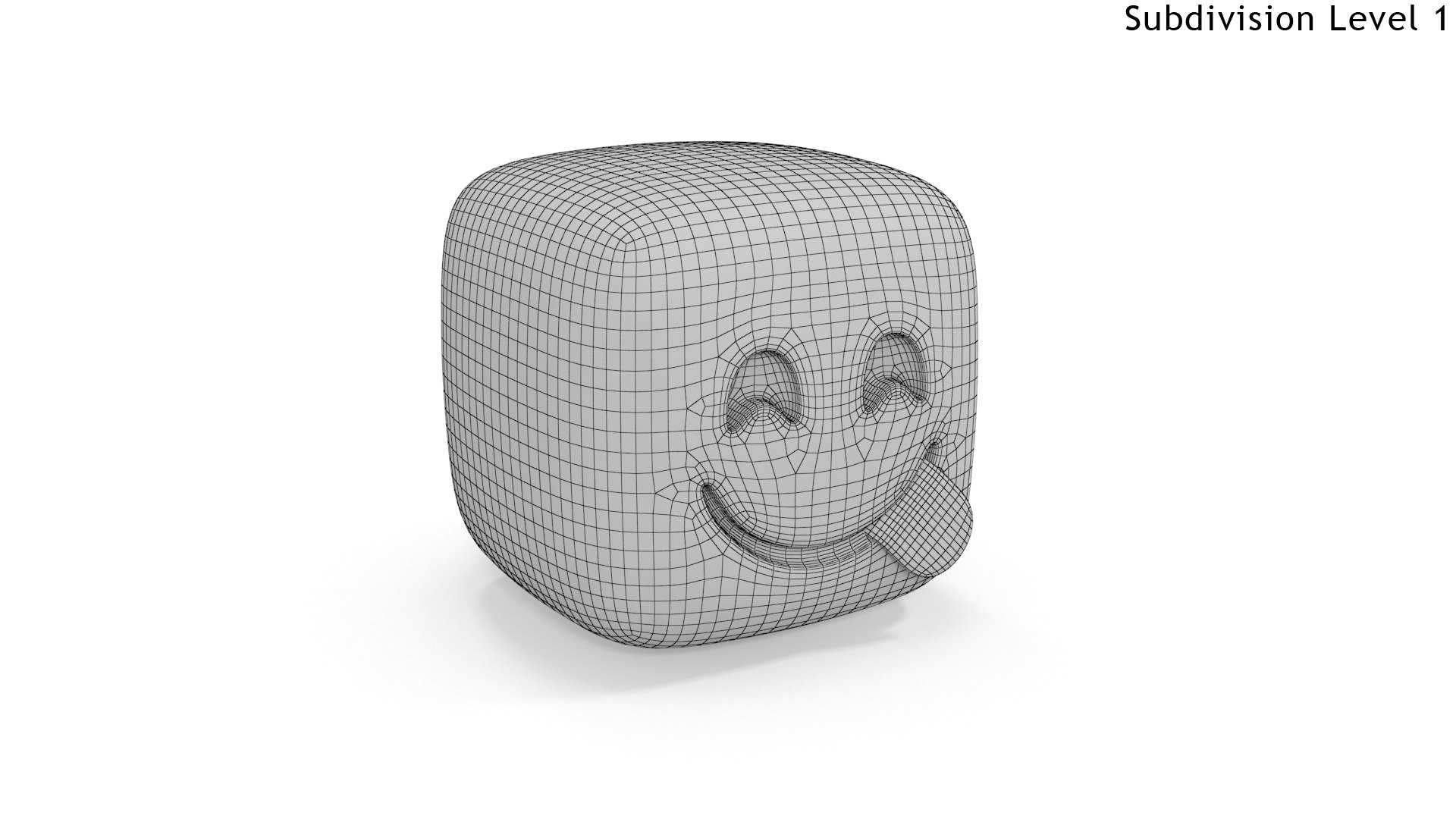 Smiley Face Emoji 1 3D Model - TurboSquid 2065659