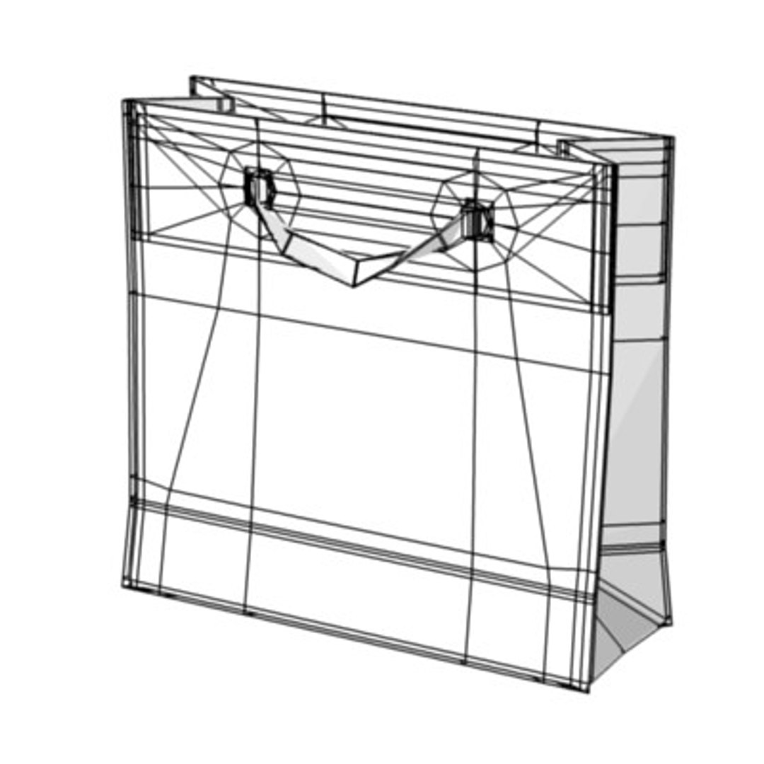 Shopping Bags 3d Model