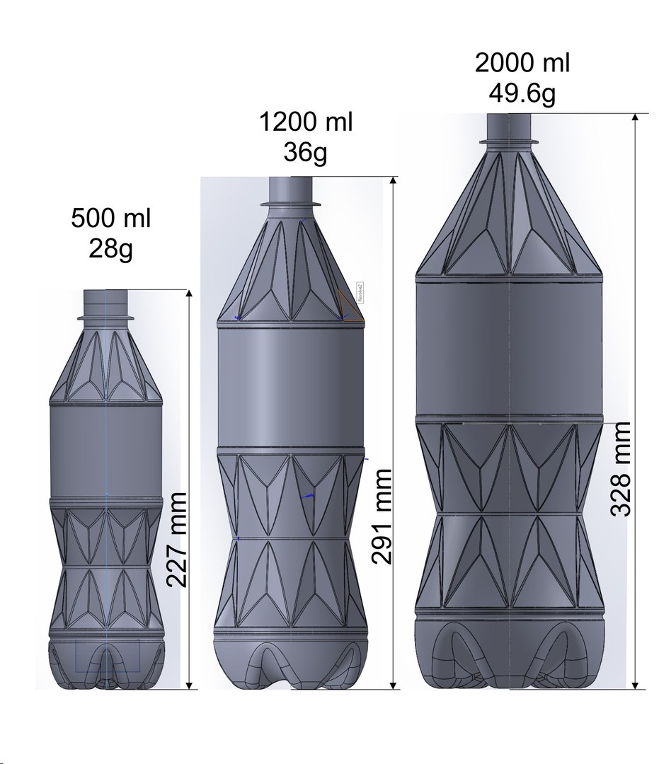 3D Sparkling Water And Drink Plastic Bottle Model - TurboSquid 1844830