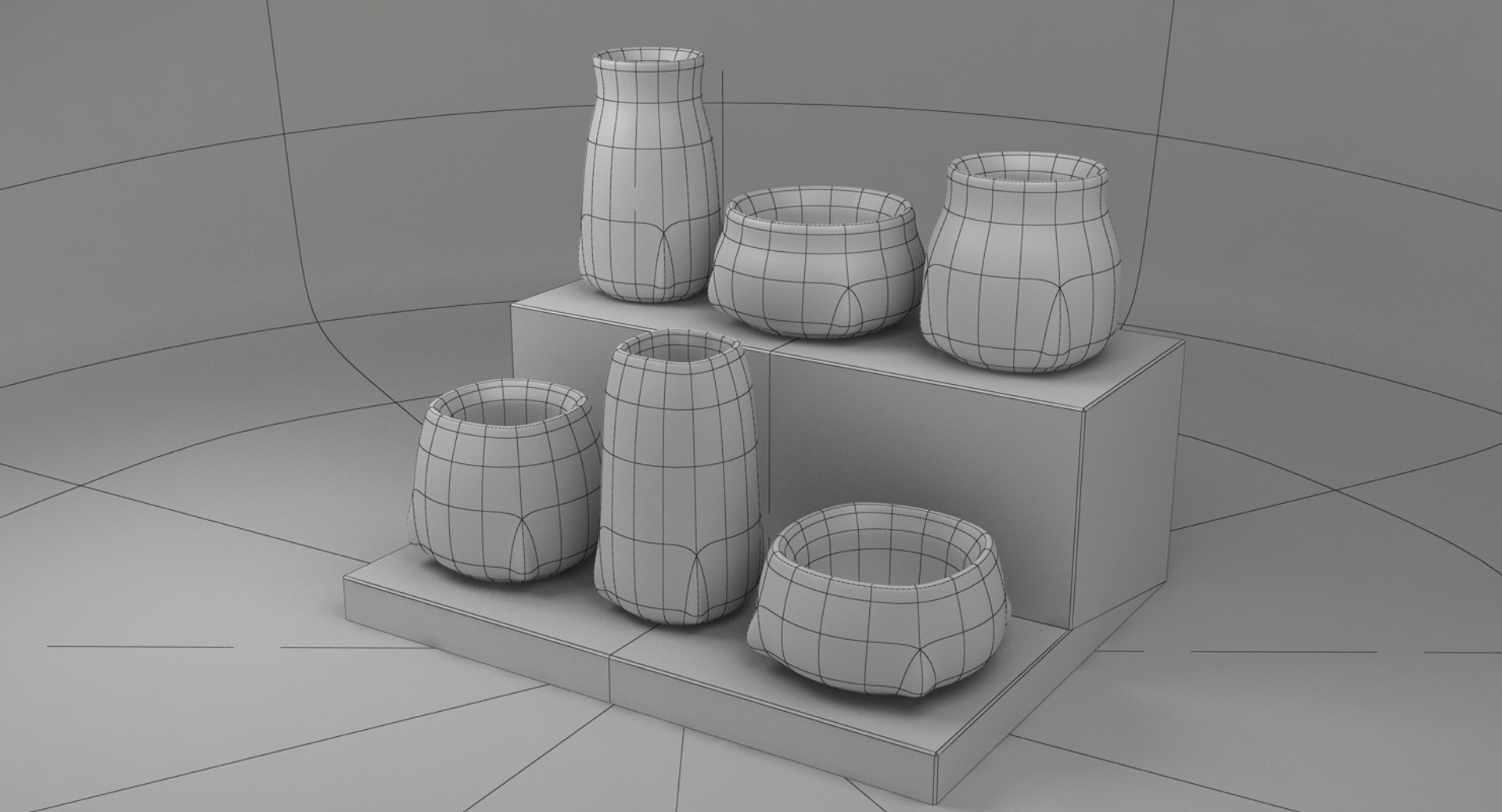 Stylish Pottery 3D Model - TurboSquid 1423114