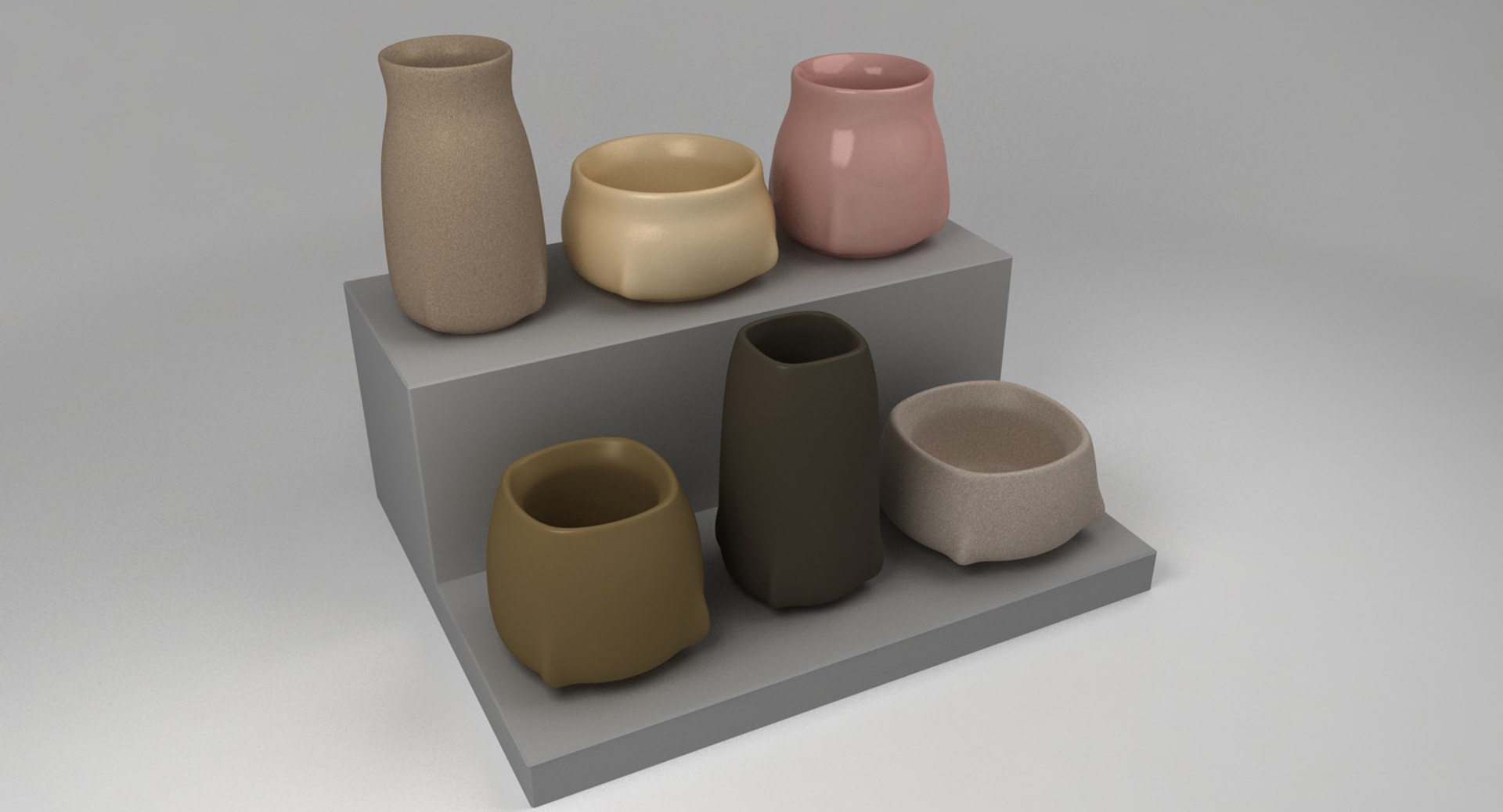 Stylish Pottery 3D Model - TurboSquid 1423114