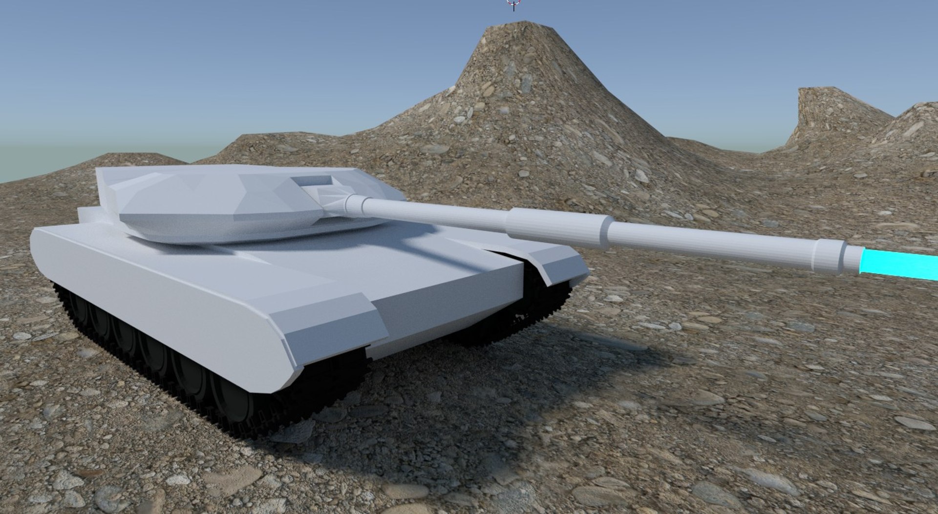 Simple Tank 3d Model