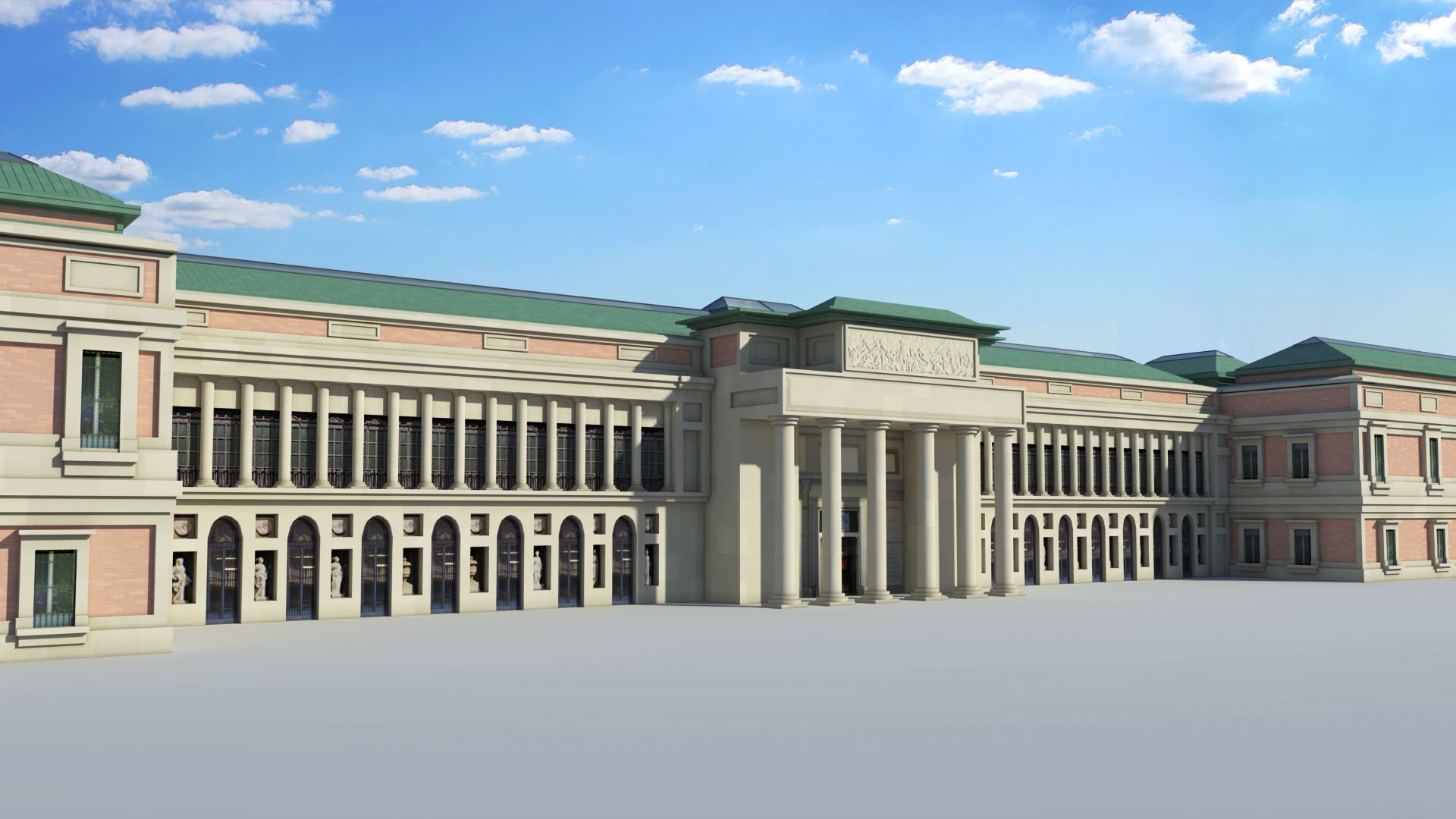 Prado National Museum - 3d Model