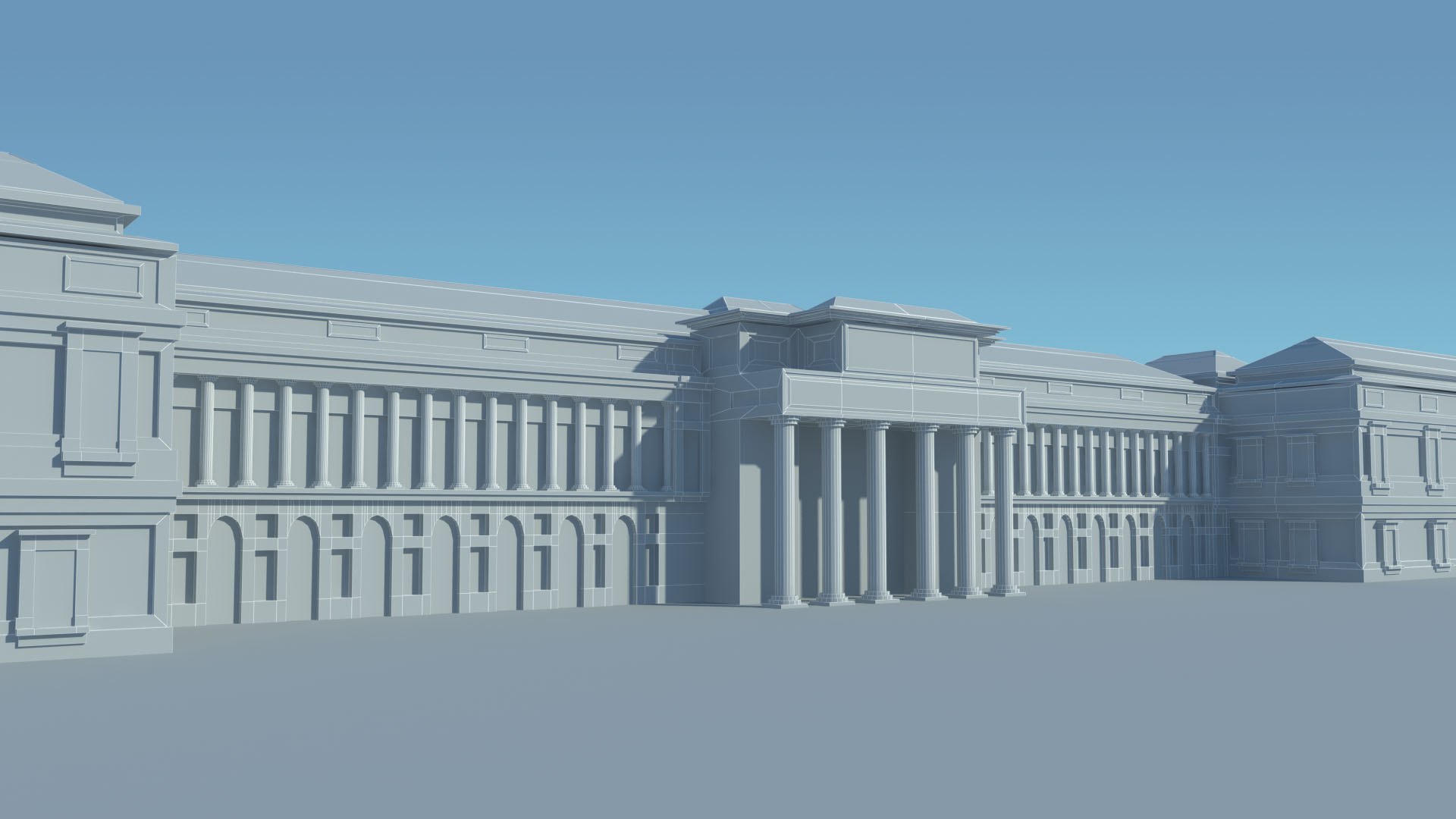 Prado National Museum - 3d Model